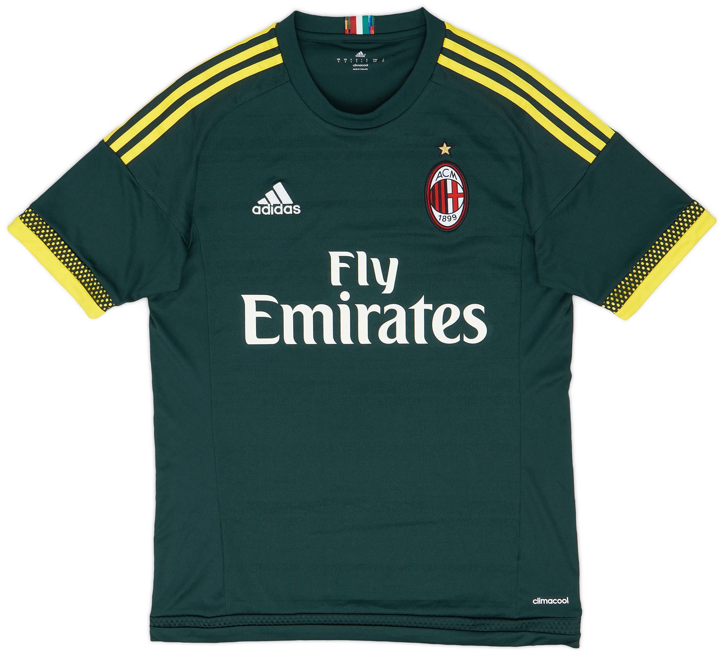 2015 16 AC Milan Third Shirt 10 10 S