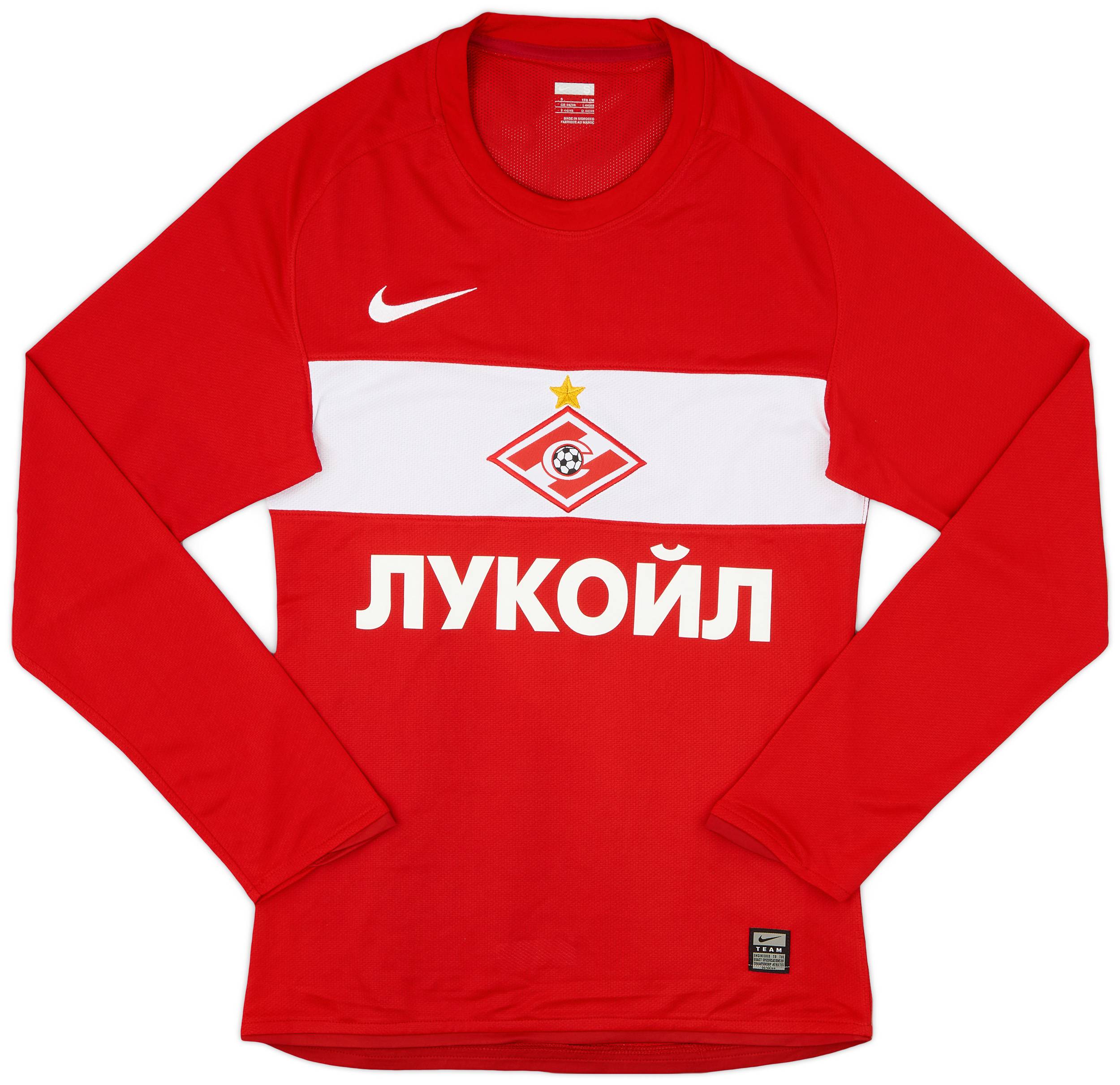 Spartak Moscow Player Issue Home L S Shirt S