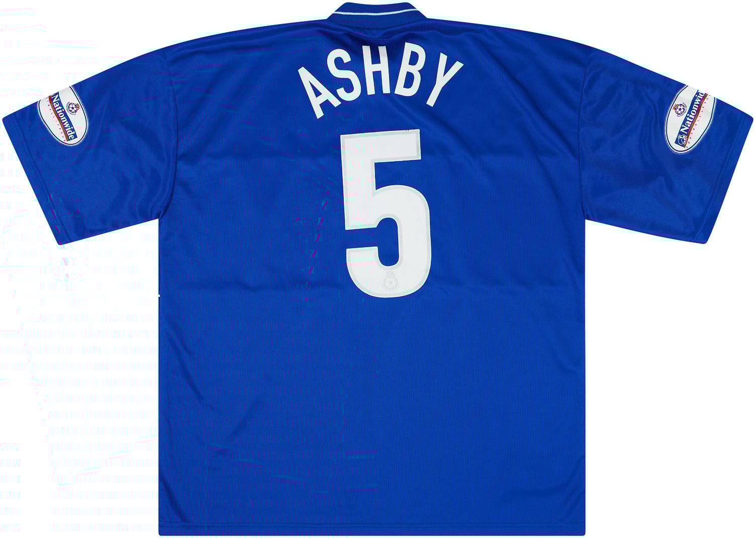 2001 02 Gillingham Match Issue Home Shirt Ashby 5