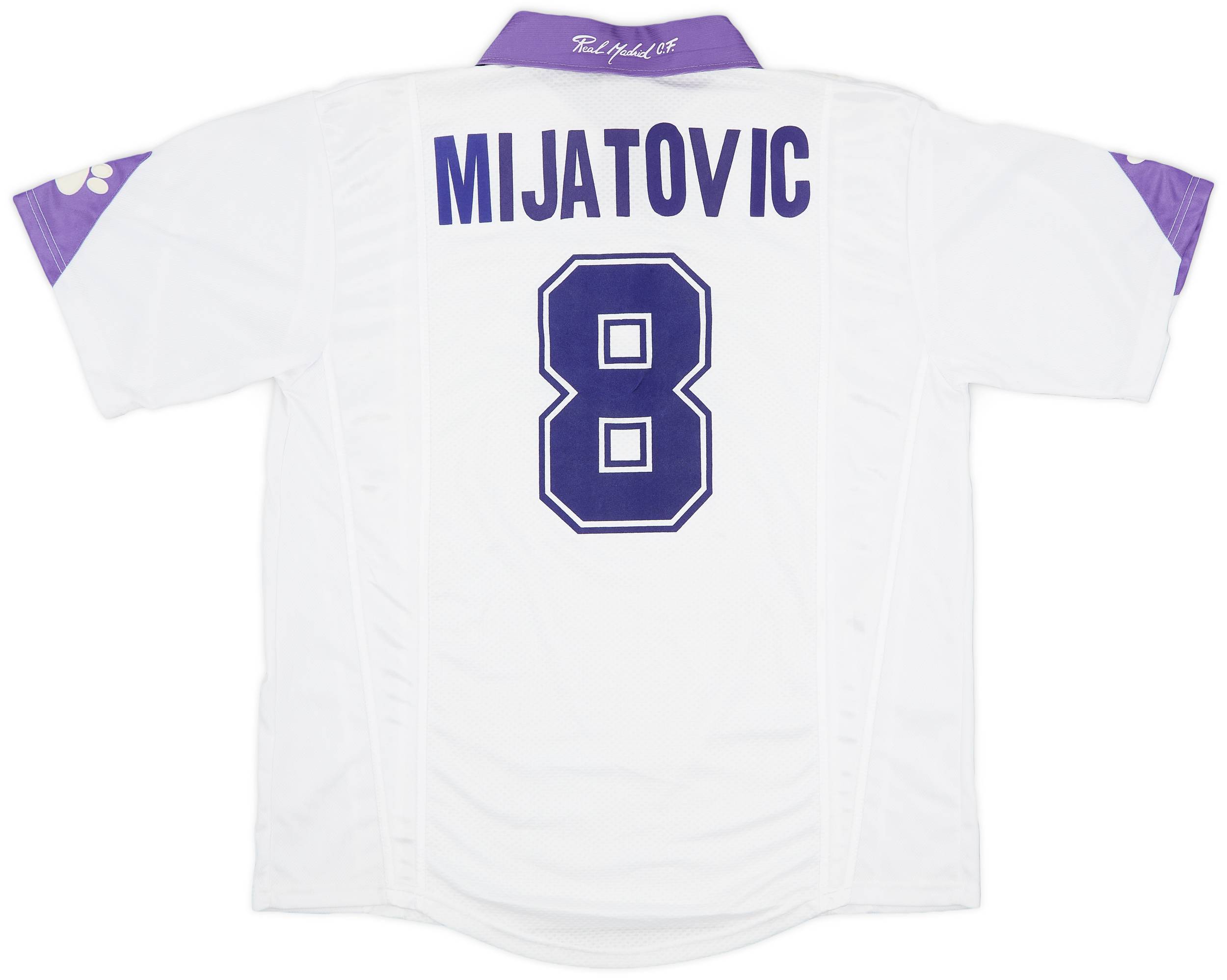 1997 98 Real Madrid Home Shirt Mijatovic 8 7 10 XL