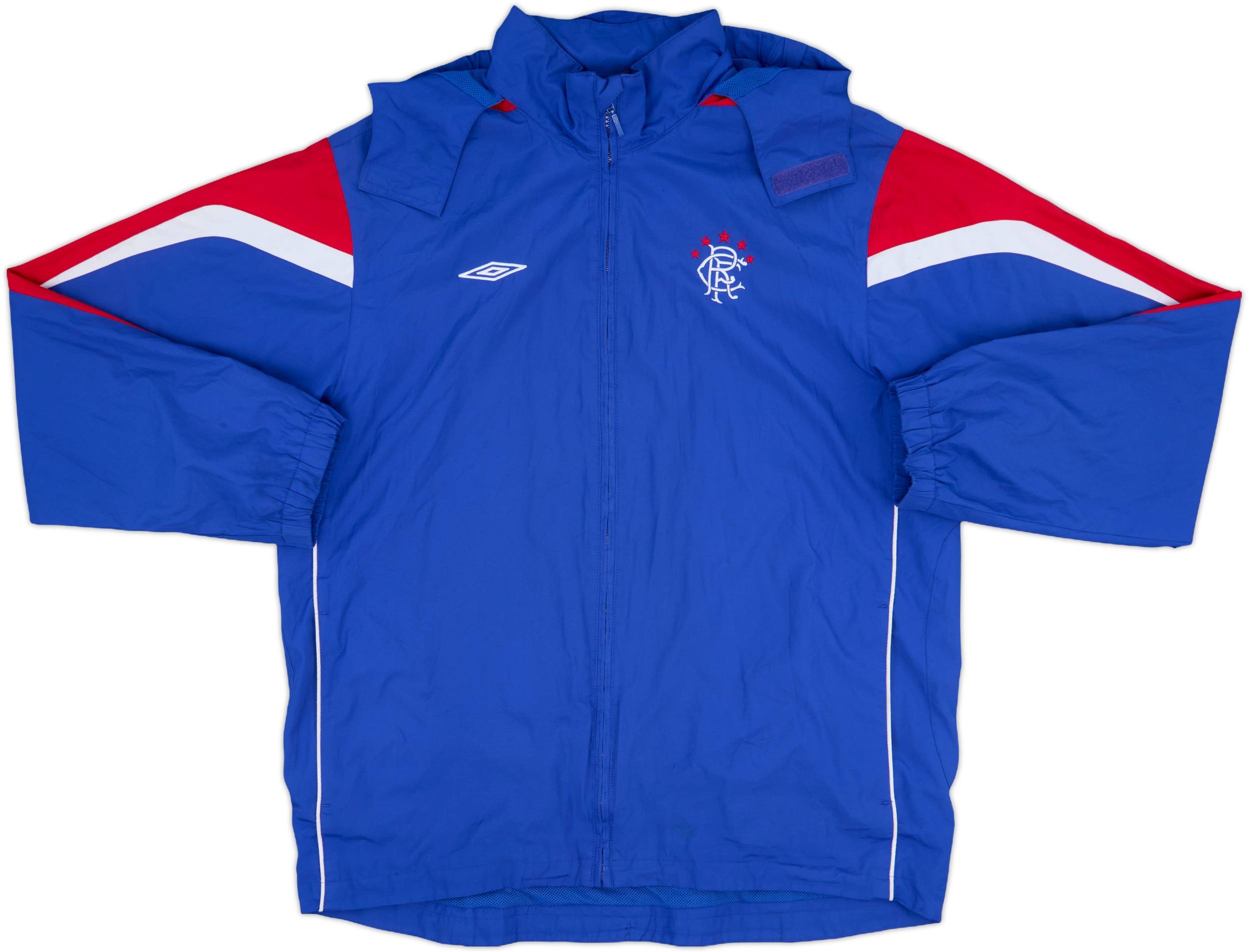 2006-07 Rangers Umbro Hooded Rain Jacket - 7/10 - (L)