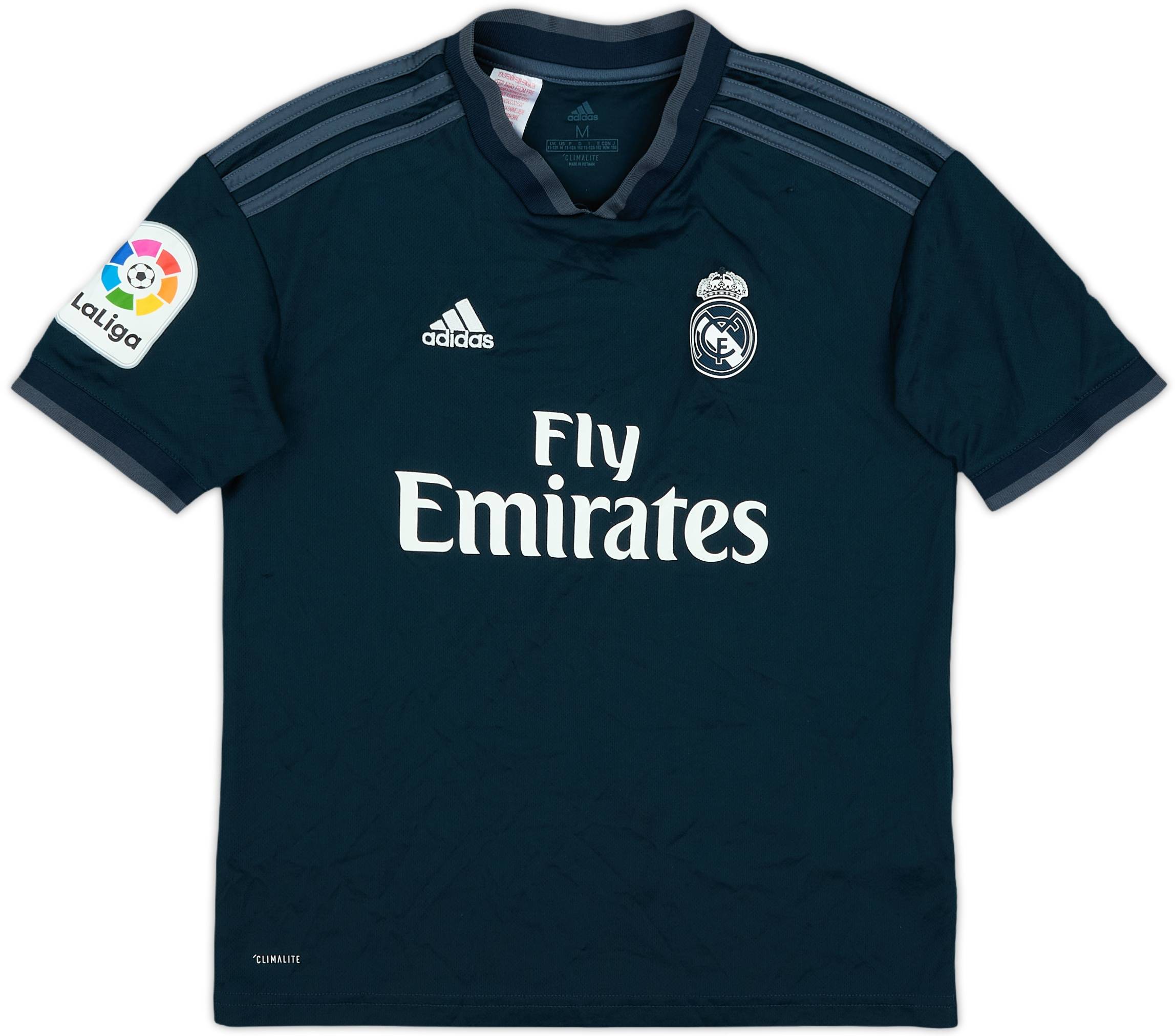 2018-19 Real Madrid Away Shirt - 6/10 - (M.Boys)
