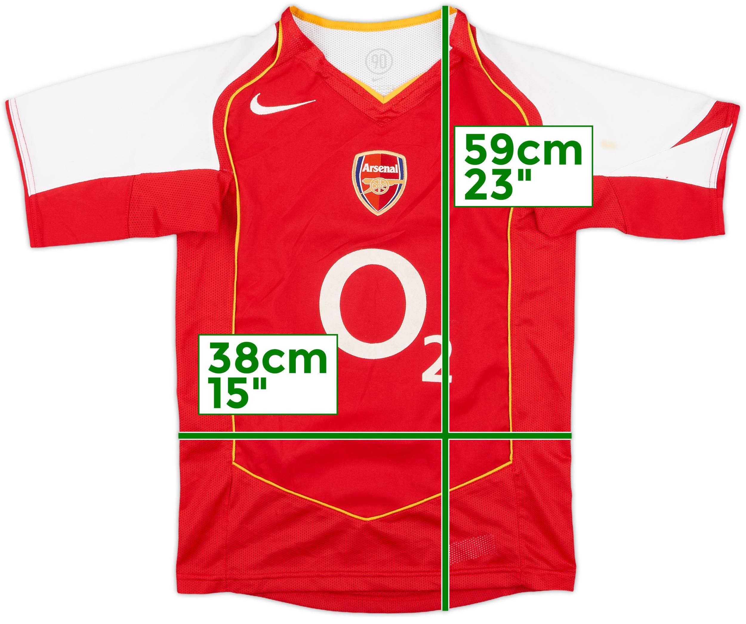 2004-05 Arsenal Home Shirt - 8/10 - (M.Boys)