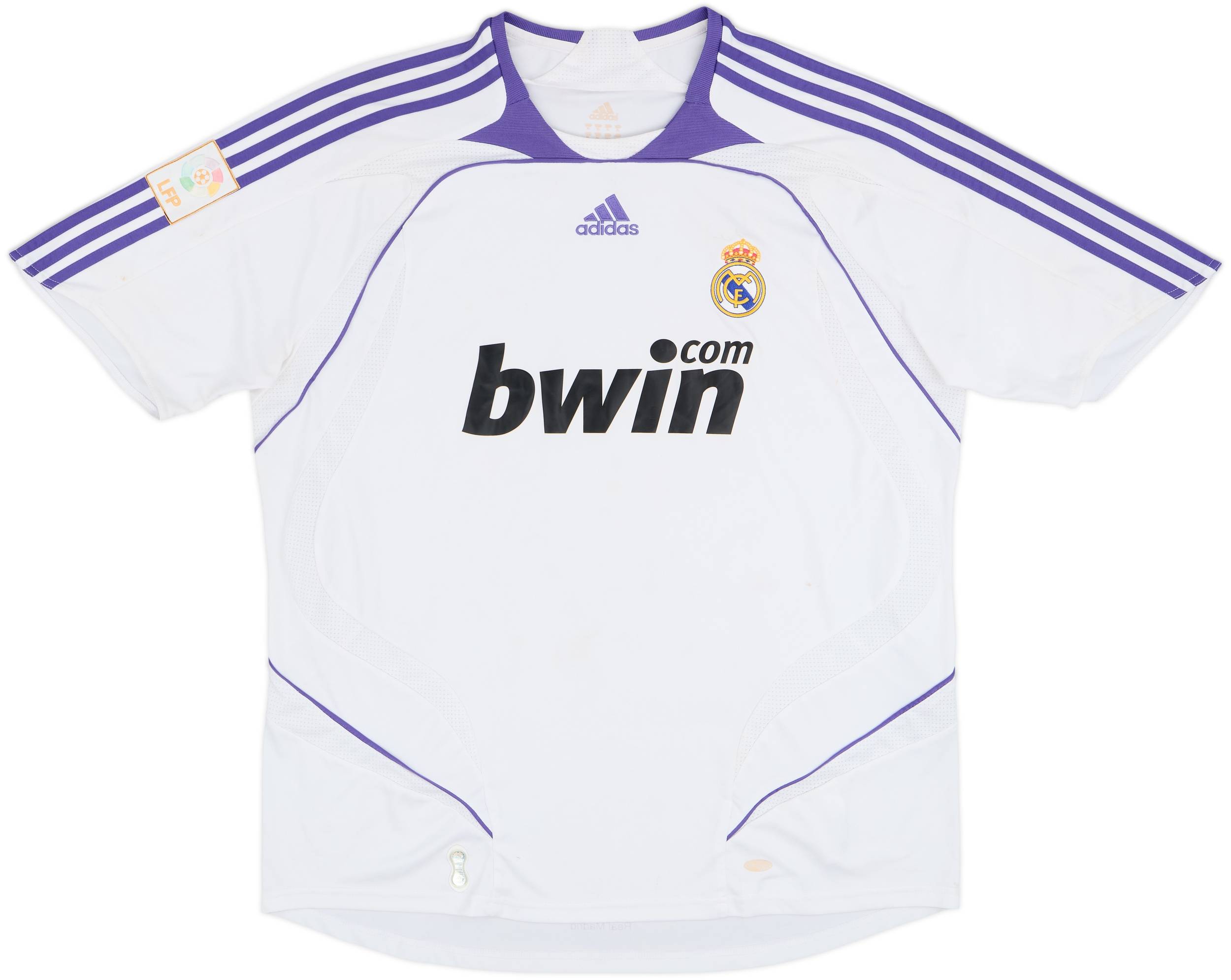 2007-08 Real Madrid Home Shirt - 7/10 - (XL)