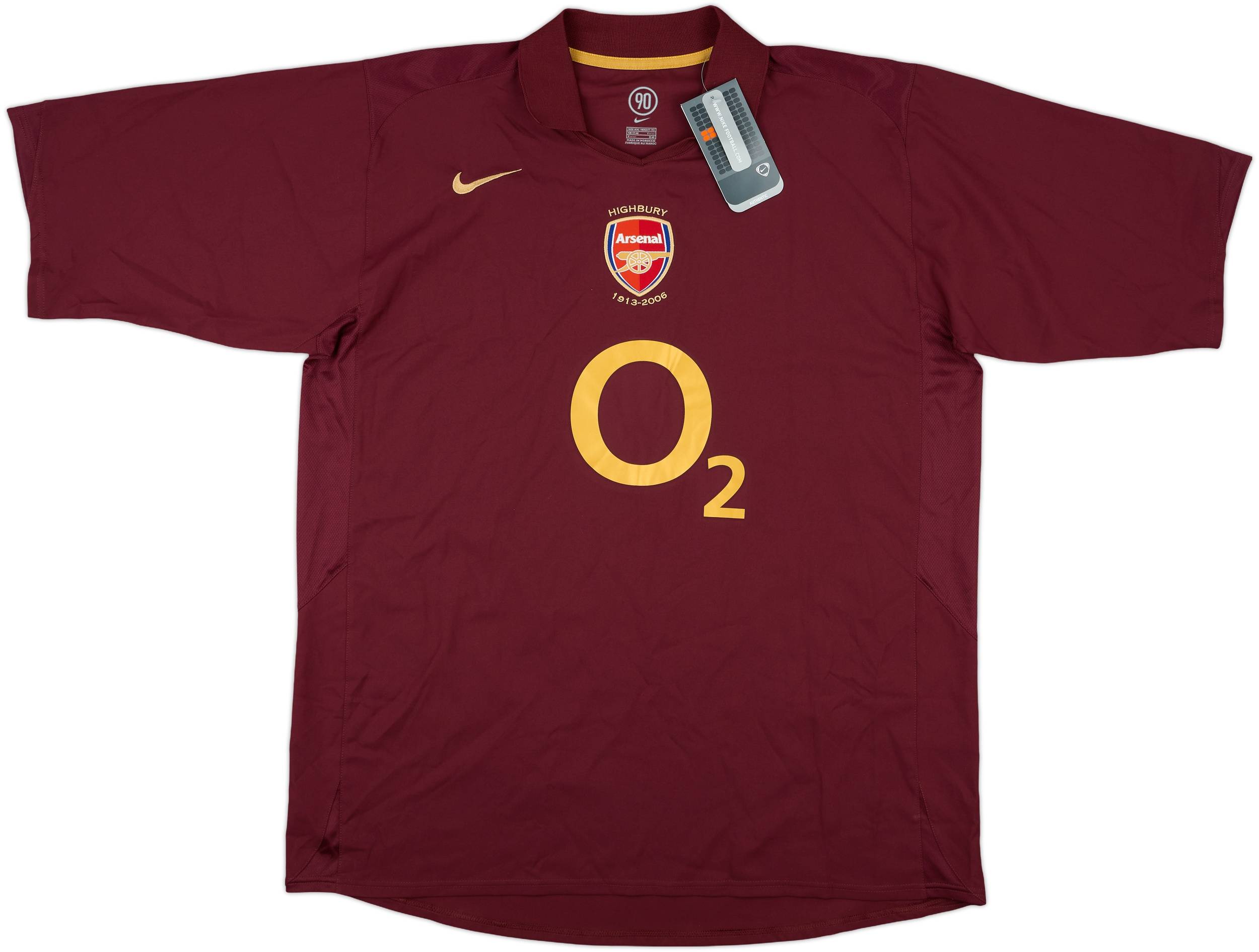 2005-06 Arsenal Home Shirt Henry #14 (XXL)