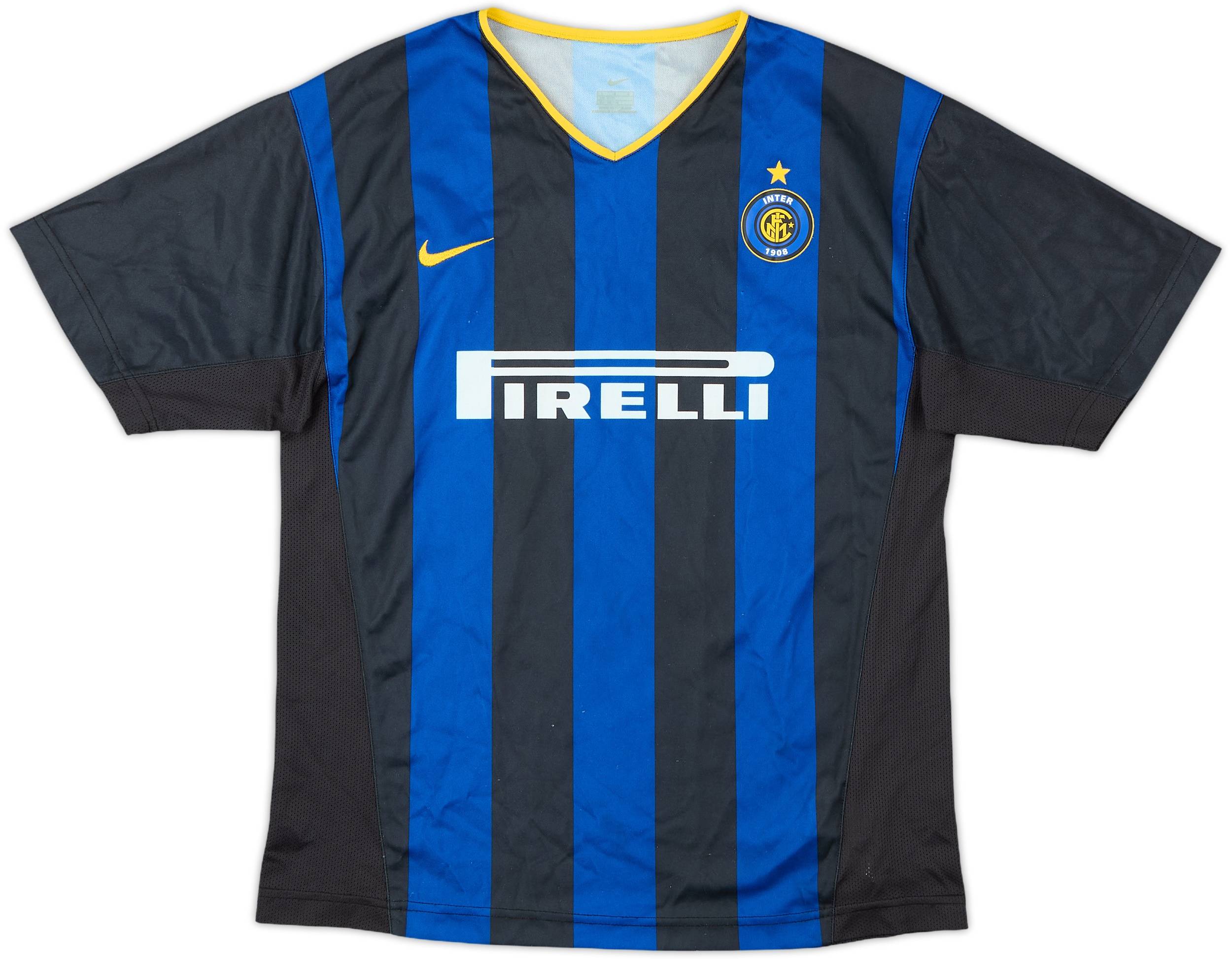 2002-03 Inter Milan Basic Home Shirt - 8/10 - (L.Boys)