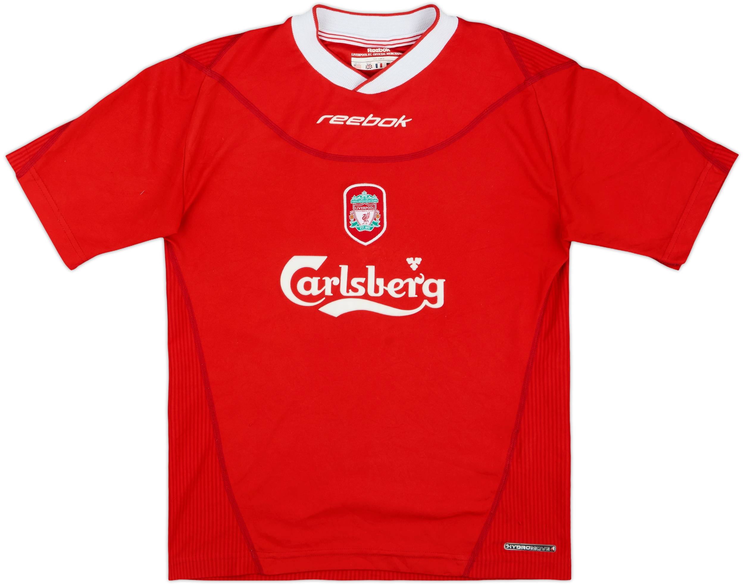 2002-04 Liverpool Home Shirt - 9/10 - (L.Boys)
