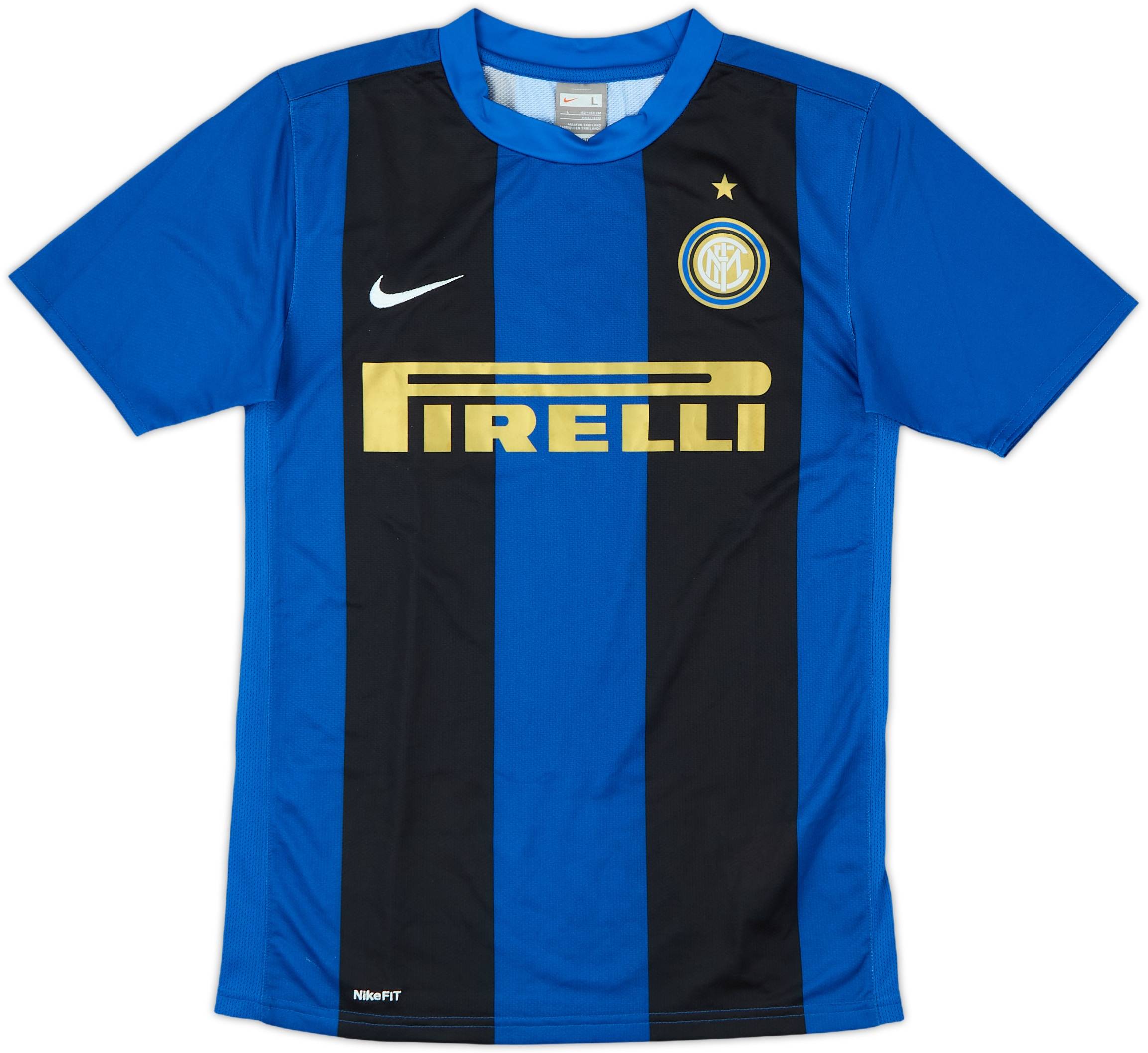 2008-09 Inter Milan Home Shirt - 9/10 - (L.Boys)