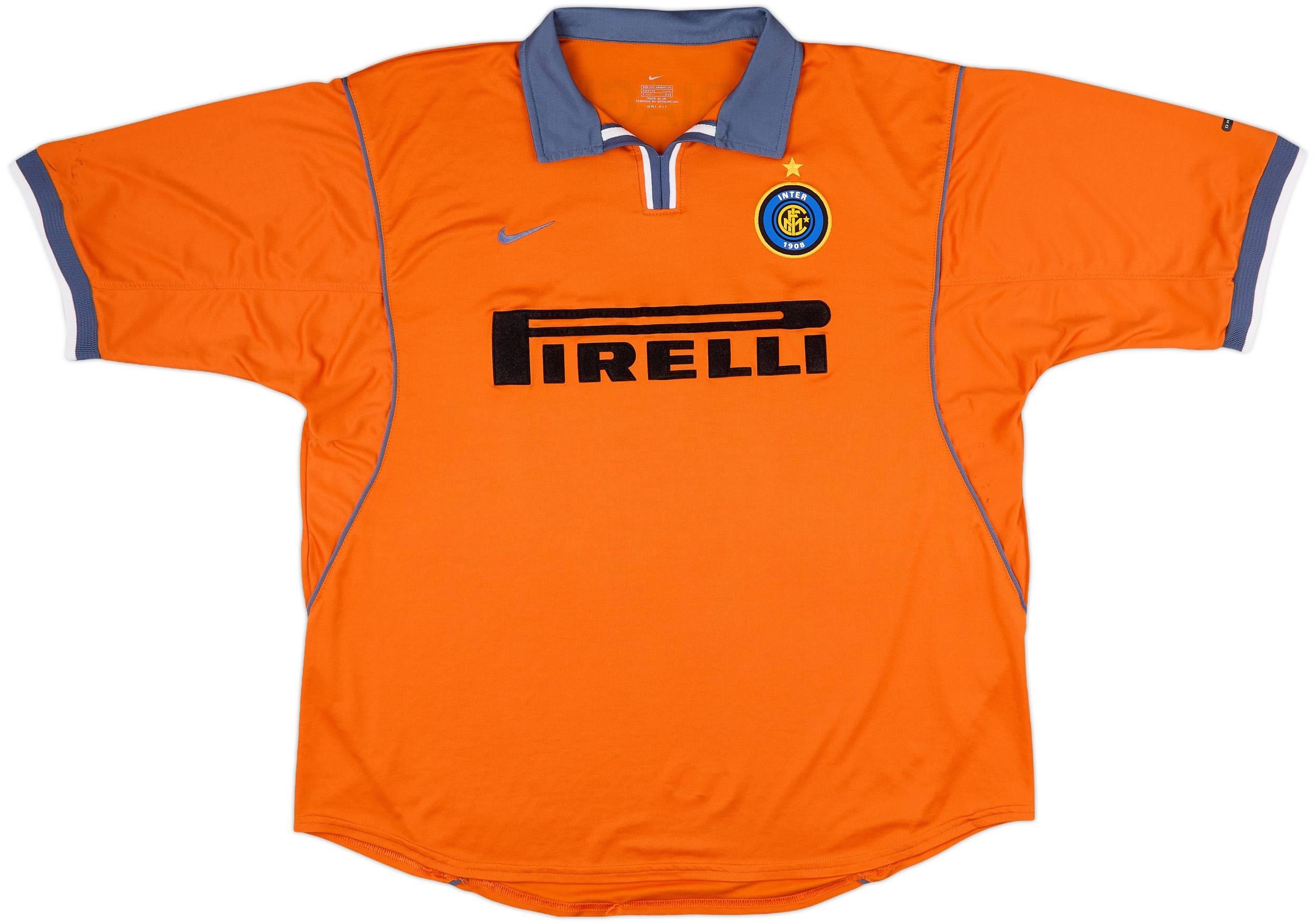 2000-01 Inter Milan Third Shirt Di Biagio #14 - 5/10 - (XXL)