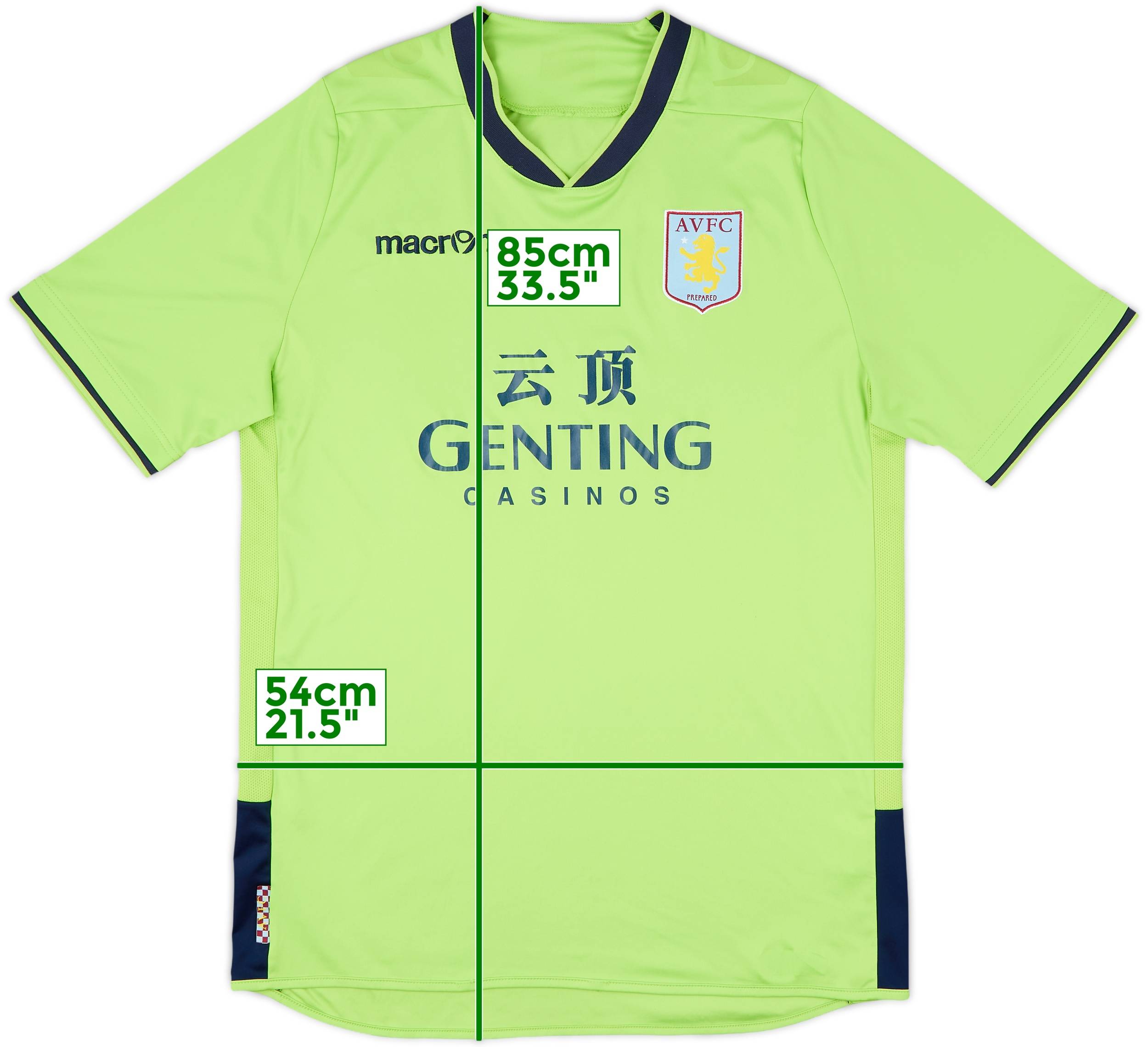 2012-13 Aston Villa Away Shirt - 5/10 - (XL)