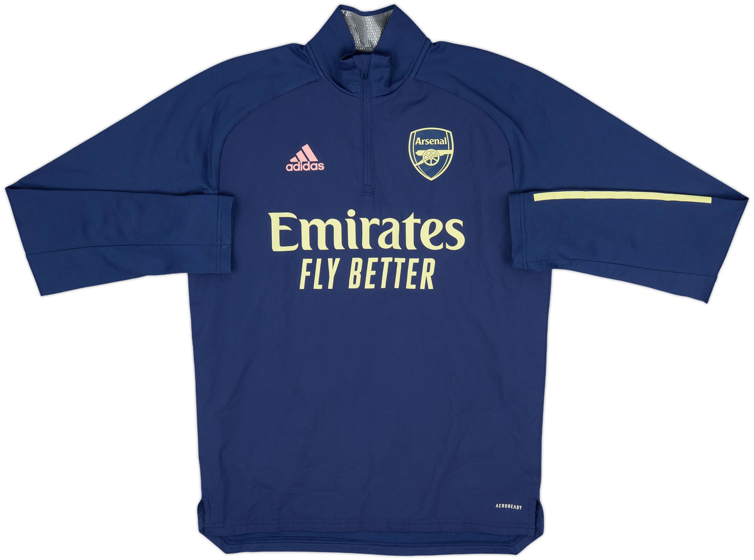 2020-21 Arsenal adidas 1/4 Zip Drill Top - 6/10 - (S)