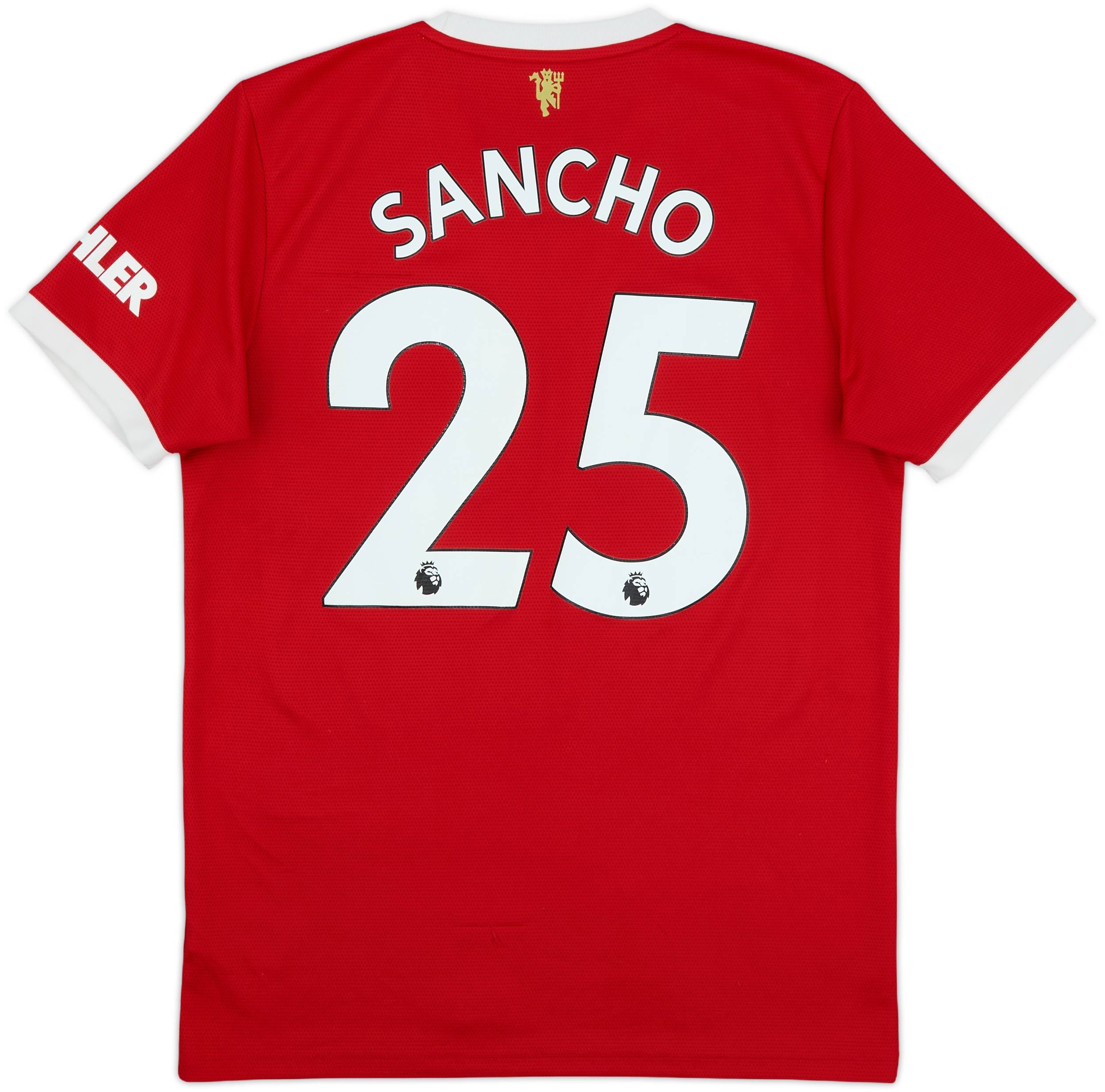 2021-22 Manchester United Home Shirt Sancho #25 - 8/10 - (M)