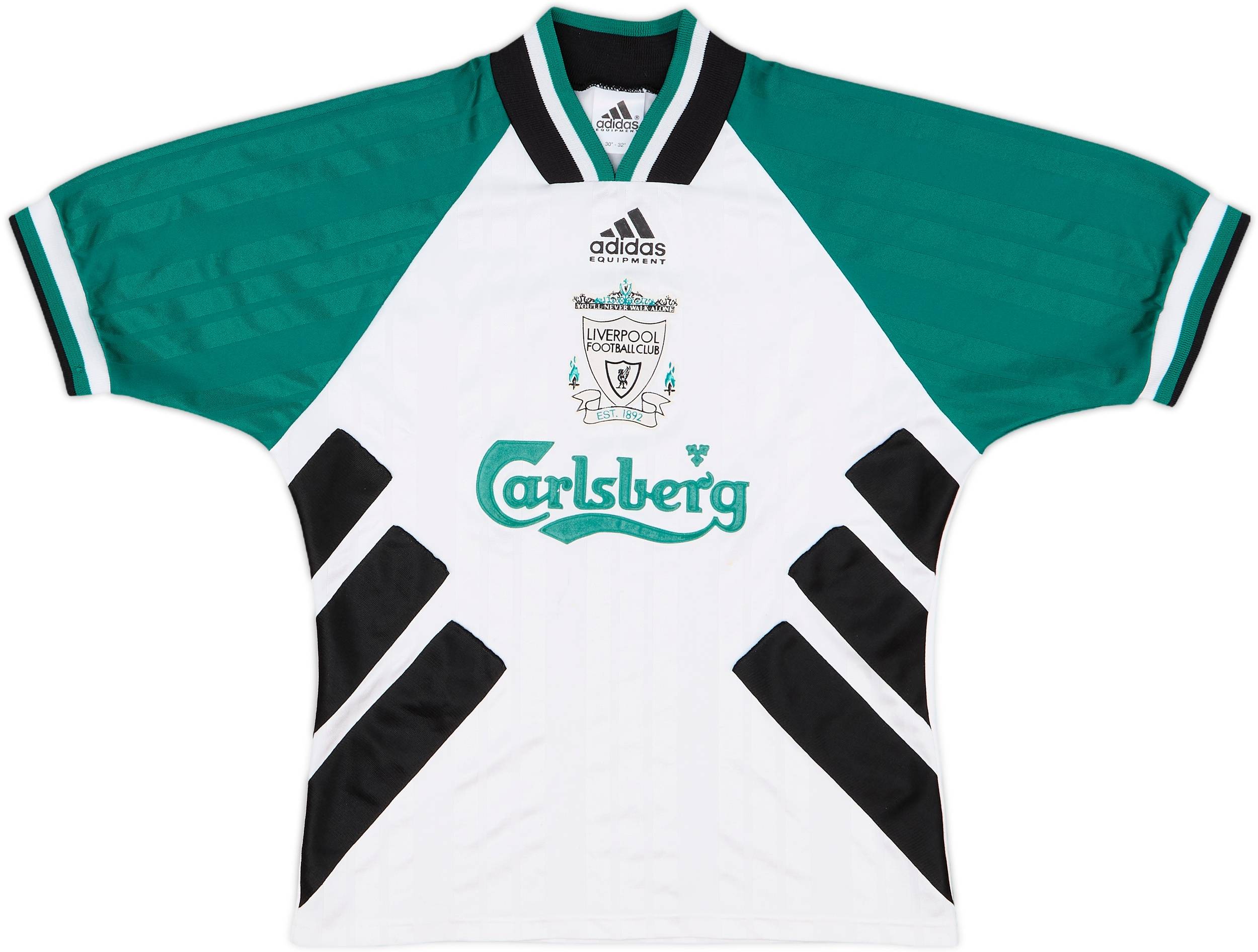 1993-95 Liverpool Away Shirt - 8/10 - (M.Boys)