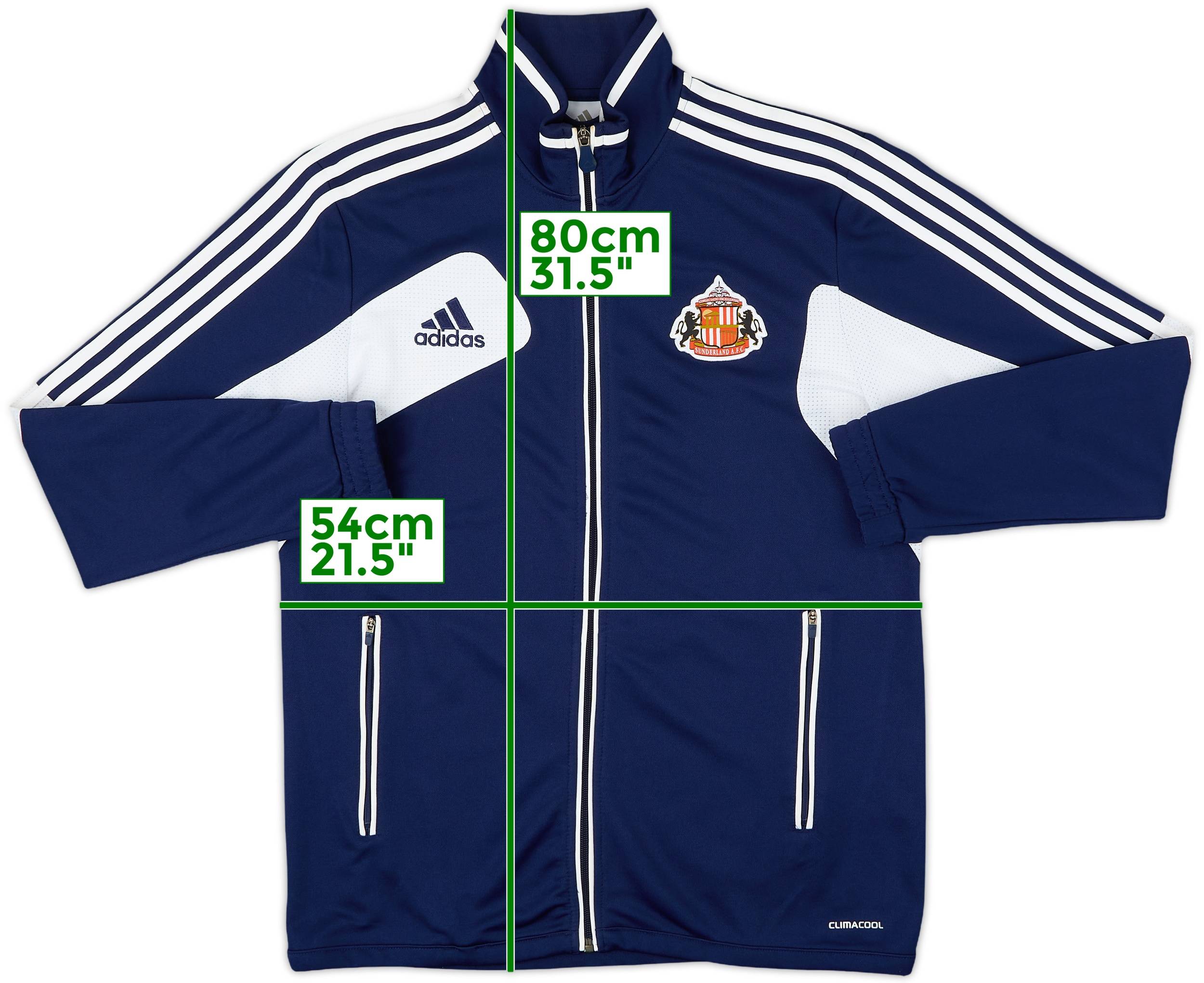 2012-13 Sunderland adidas Track Jacket - 9/10 - (M)
