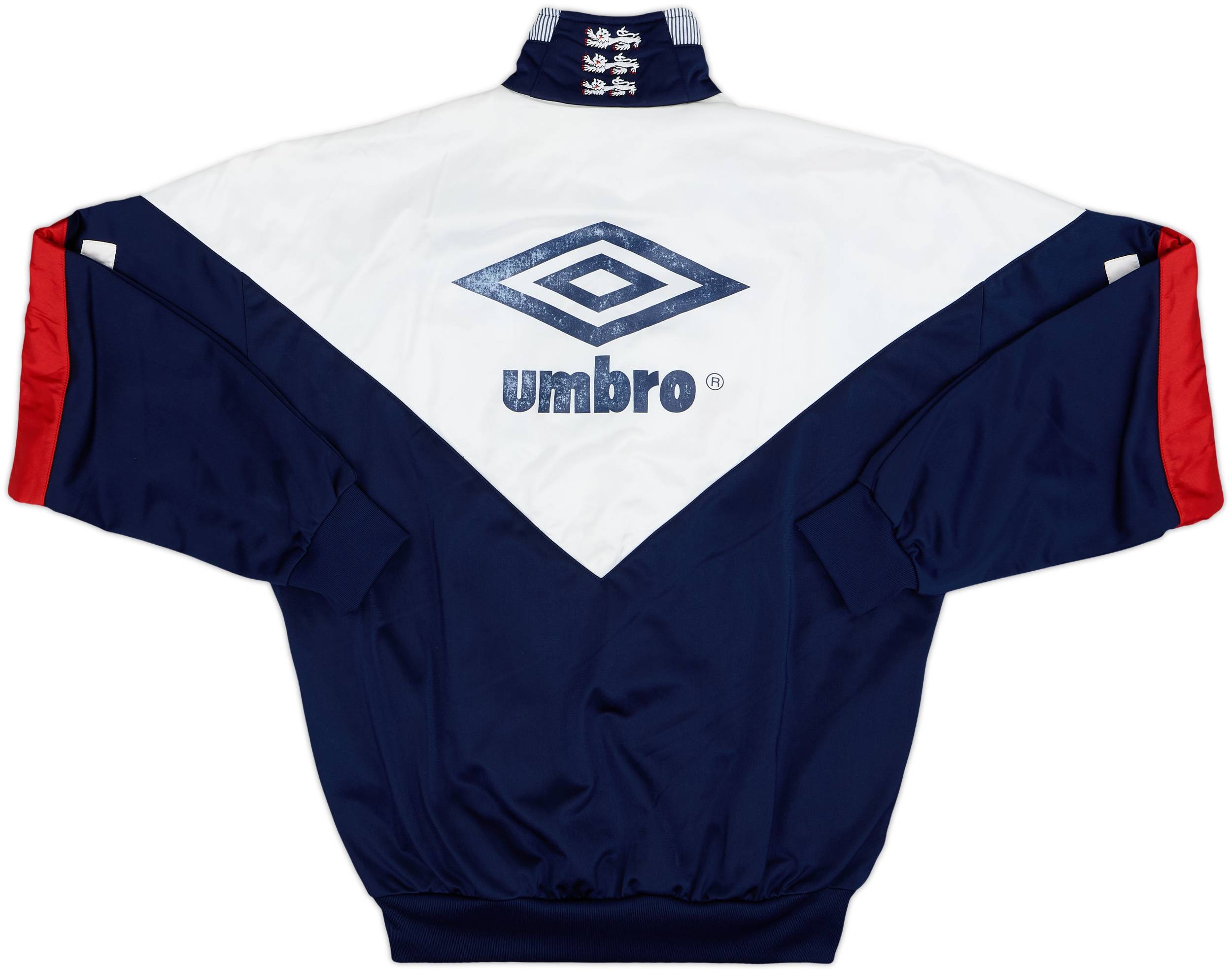 1990-92 England Umbro Track Jacket - 8/10 - (S)