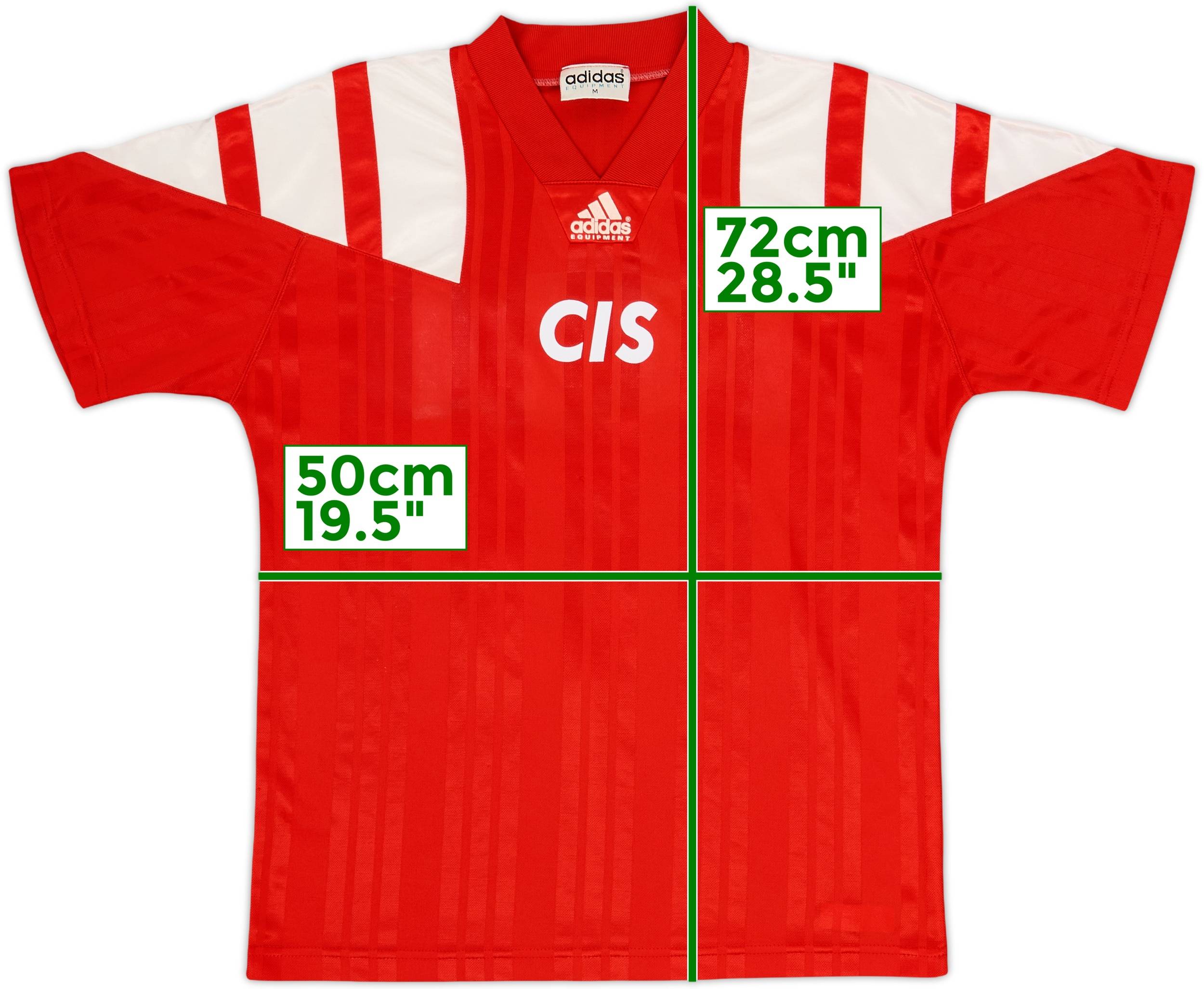 1992-94 adidas Template Shirt (CIS) #5 - 7/10 - (M)