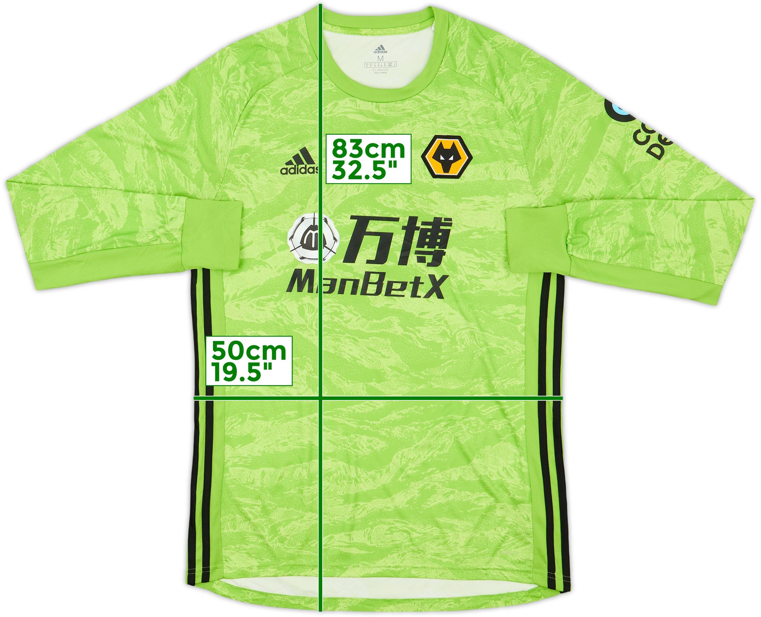 2019-20 Wolves GK Shirt - 10/10 - (M)