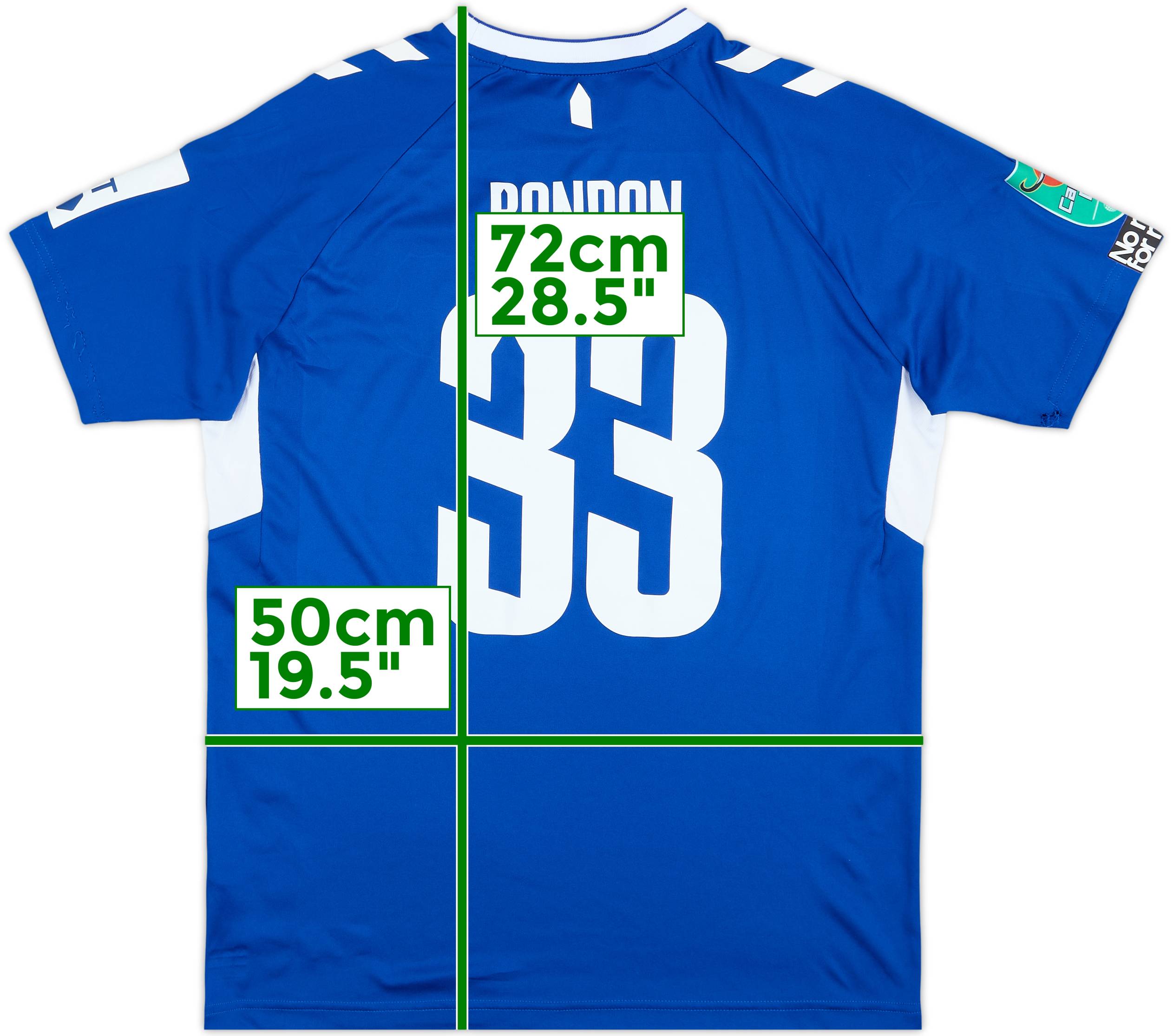 2022-23 Everton Match Issue Carabao Cup Home Shirt Rondon #33