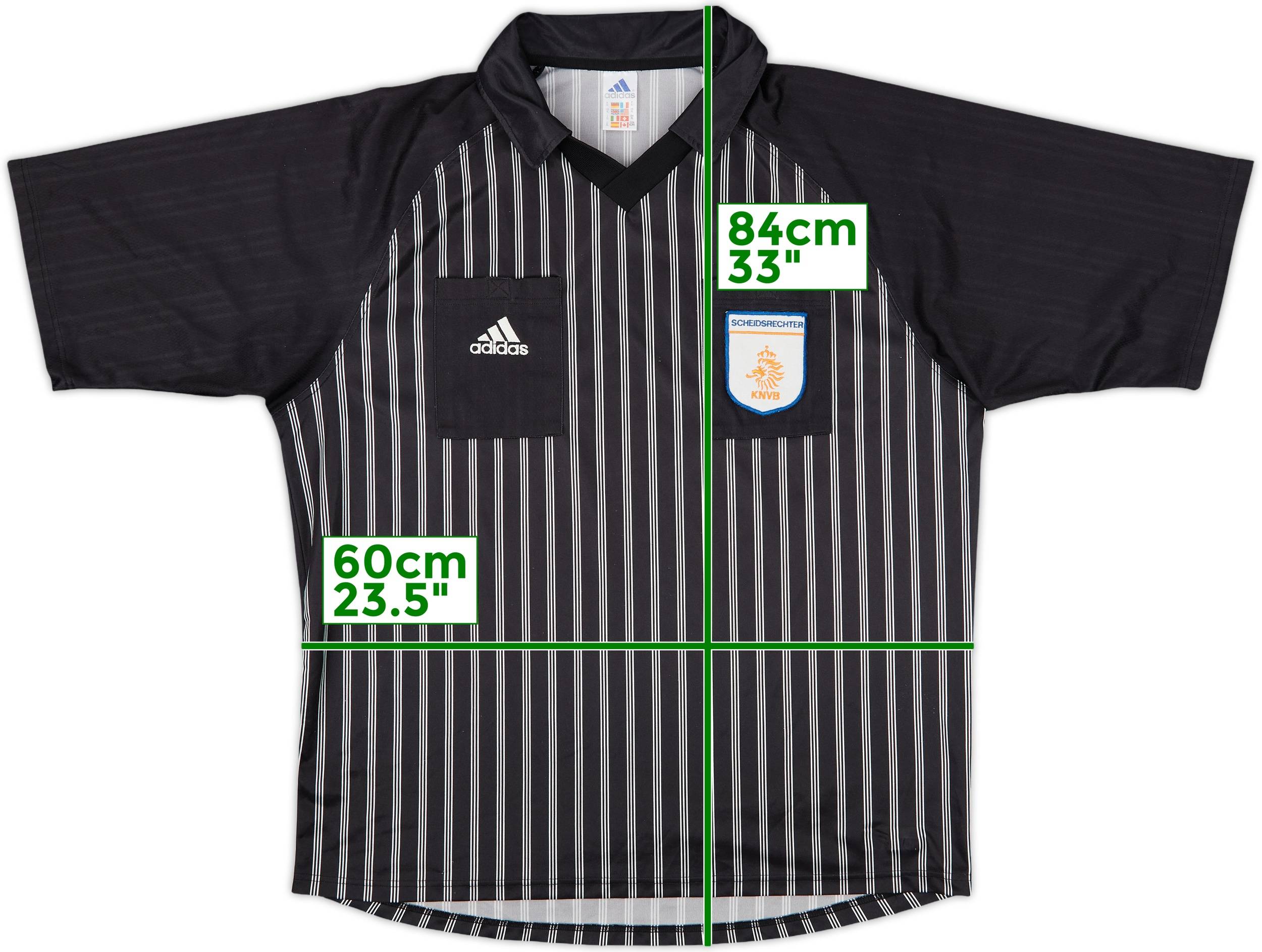 1990s Netherlands adidas Referee Shirt - 8/10 - (XL)