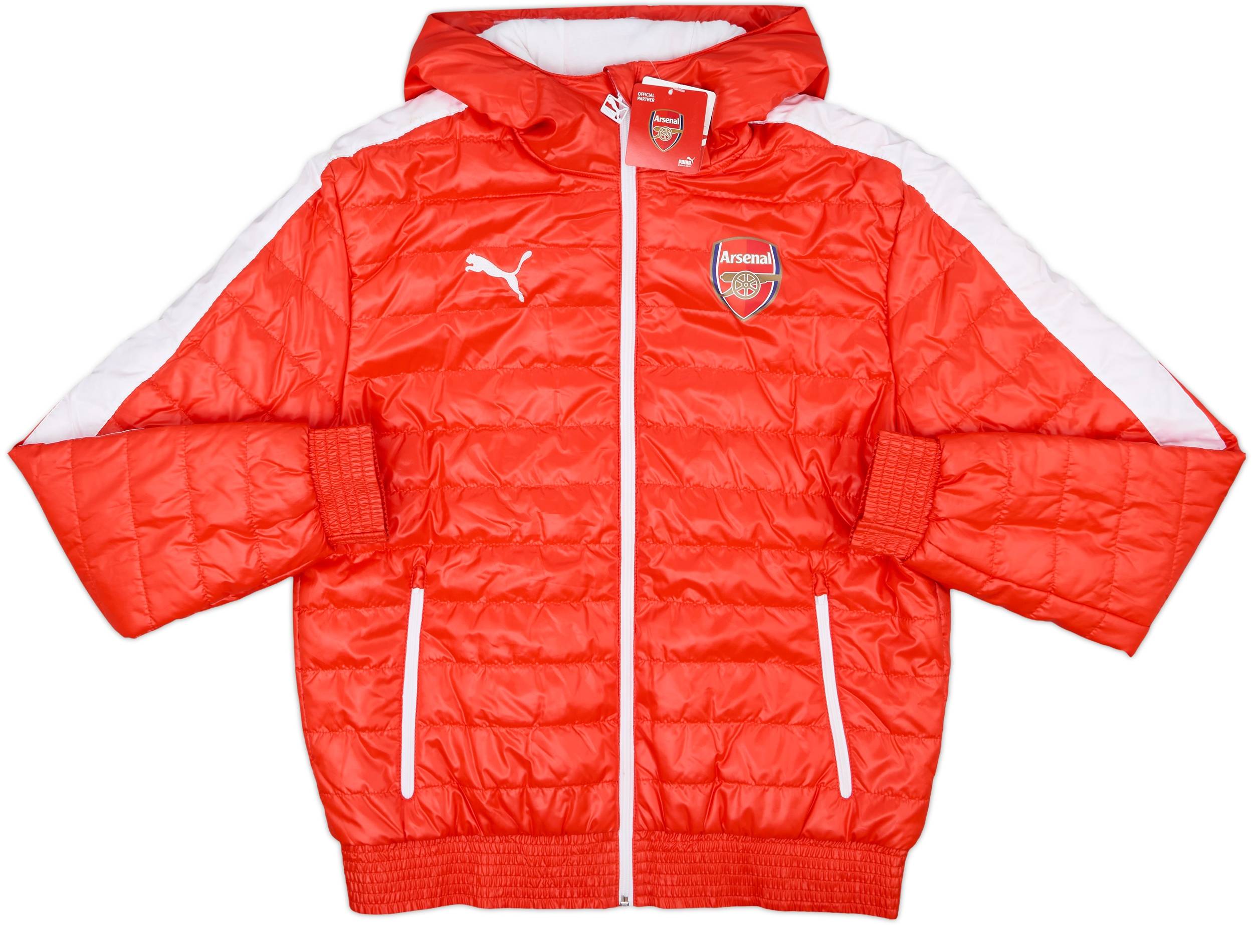 2015-16 Arsenal Puma Padded Bench Coat (L)
