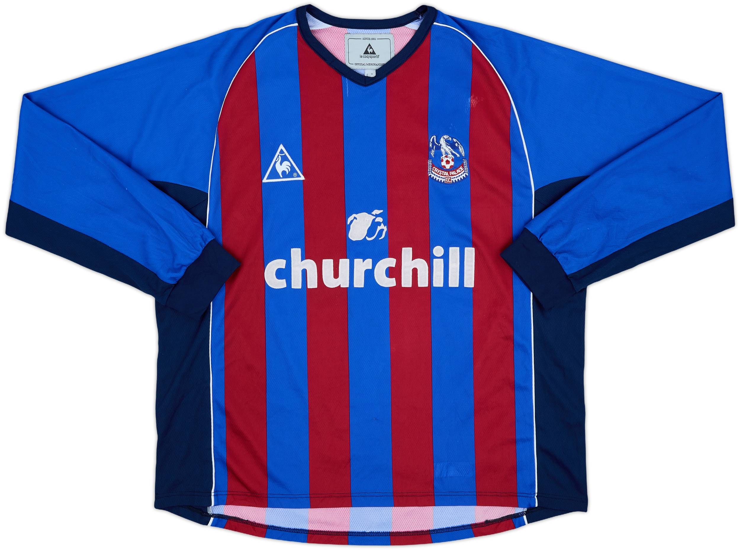 2002-03 Crystal Palace Home L/S Shirt - 6/10 - (XXL)