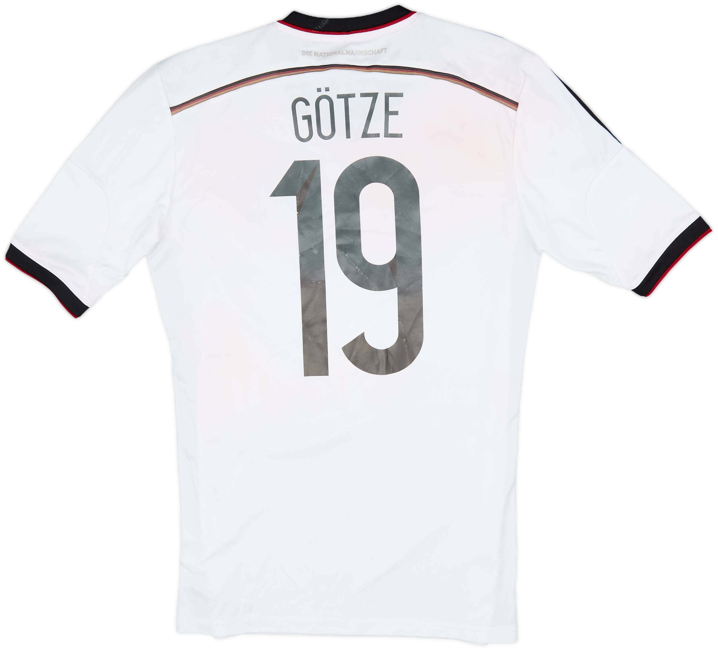 2014-15 Germany Home Shirt Gotze #19 - 5/10 - (S)