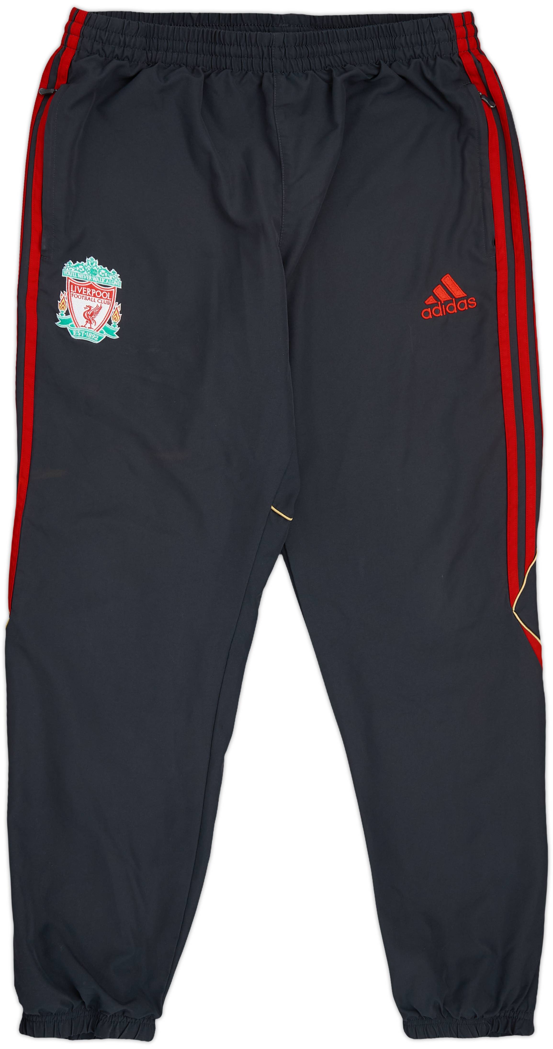 2009-10 Liverpool adidas Track Pants/Bottoms - 7/10 - (M)