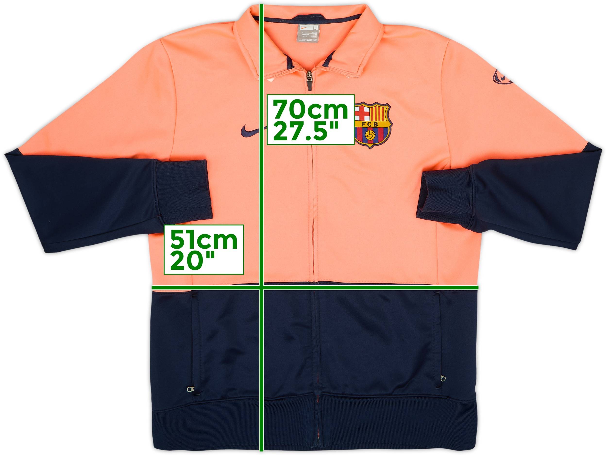 2009-10 Barcelona Nike Track Jacket - 8/10 - (L)