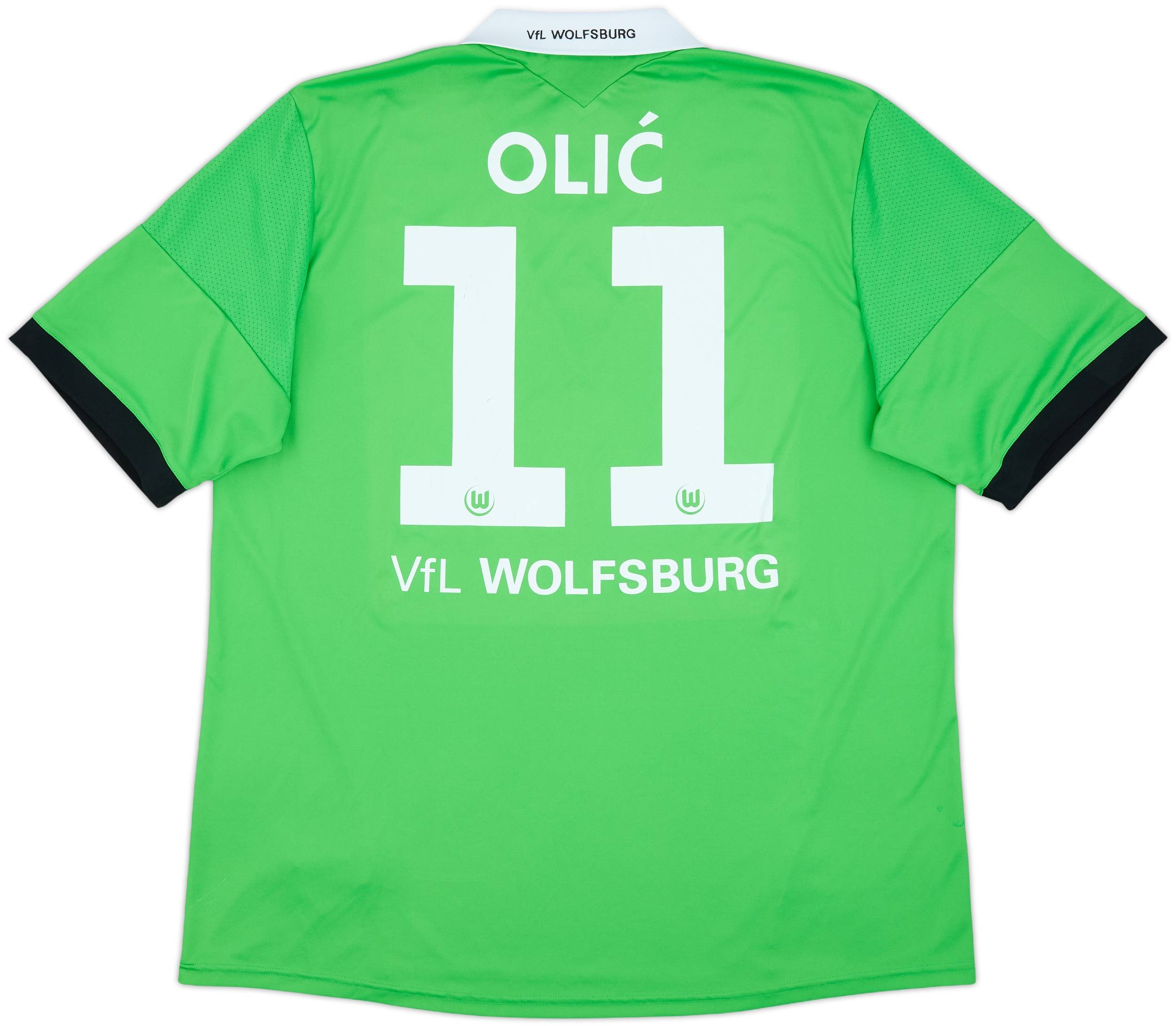 2013-14 Wolfsburg Away Shirt Olic #11 - 7/10 - (XXL)