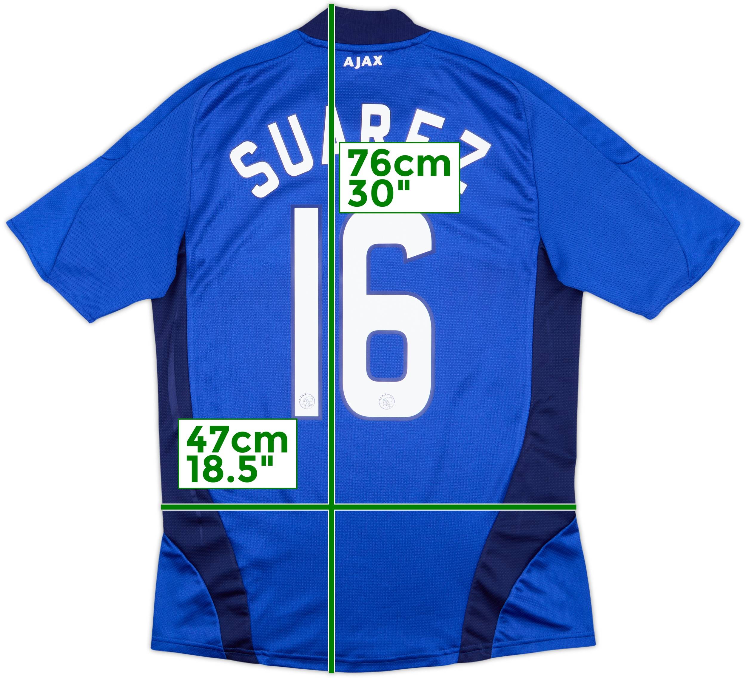 2008-09 Ajax Away Shirt Suarez #16 - 6/10 - (M)