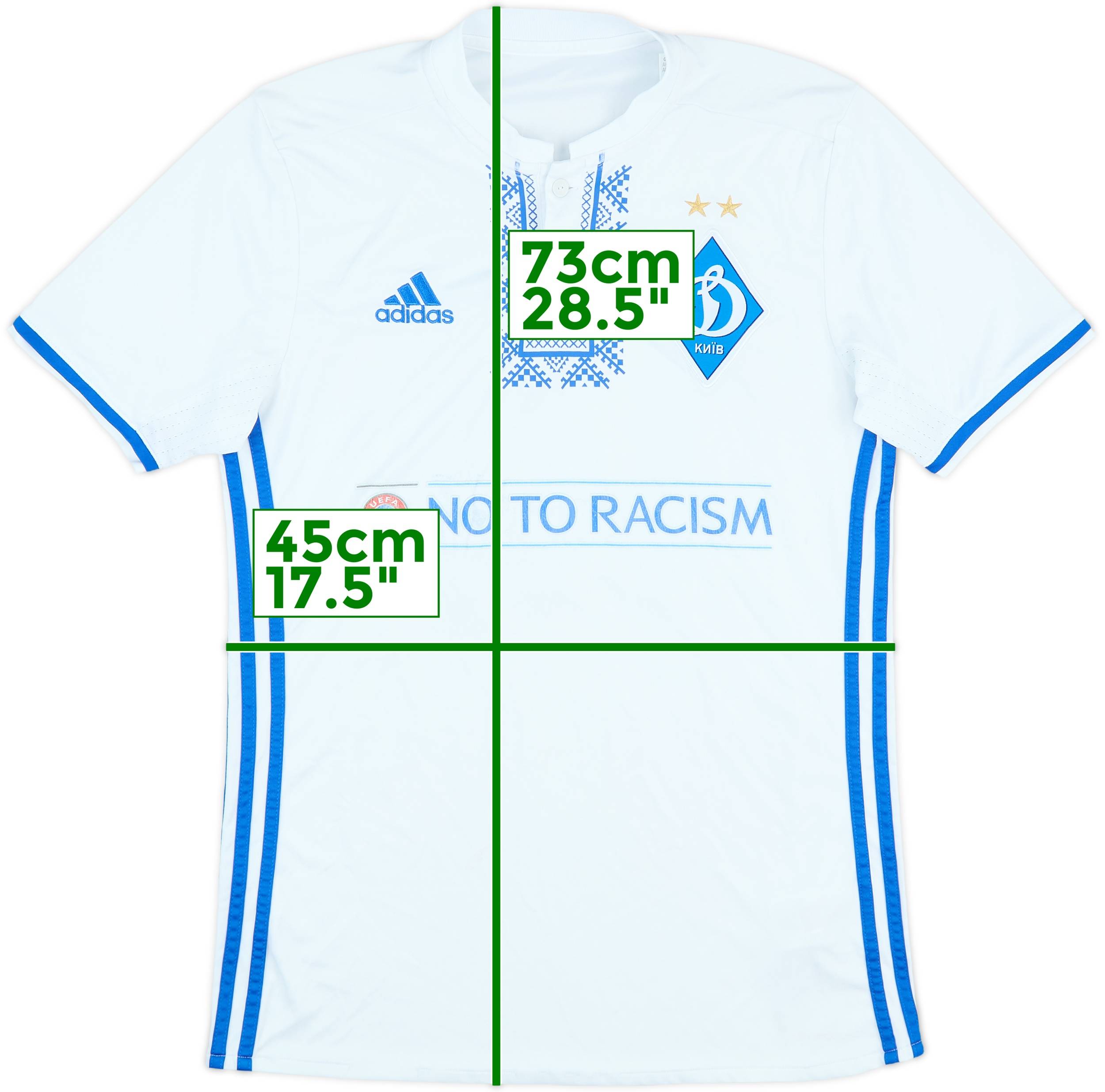 2016-18 Dynamo Kyiv Match Issue Home Shirt #18