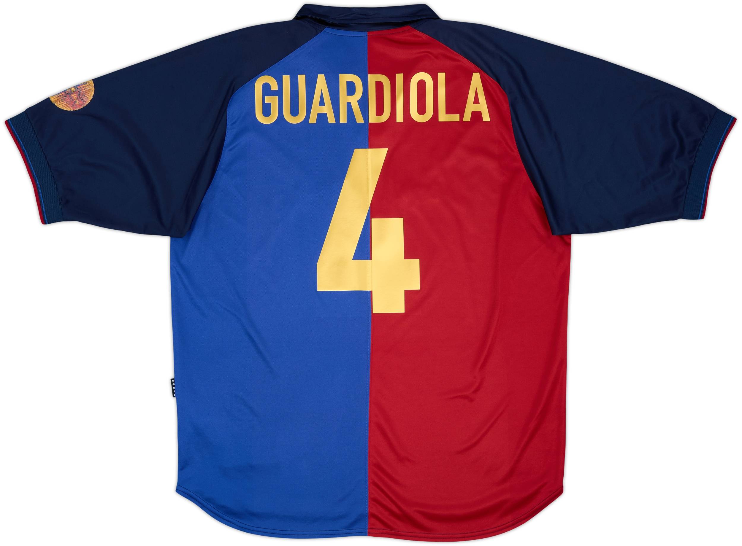 1999-00 Barcelona Centenary Home Shirt Guardiola #4 - 8/10 - (XL)