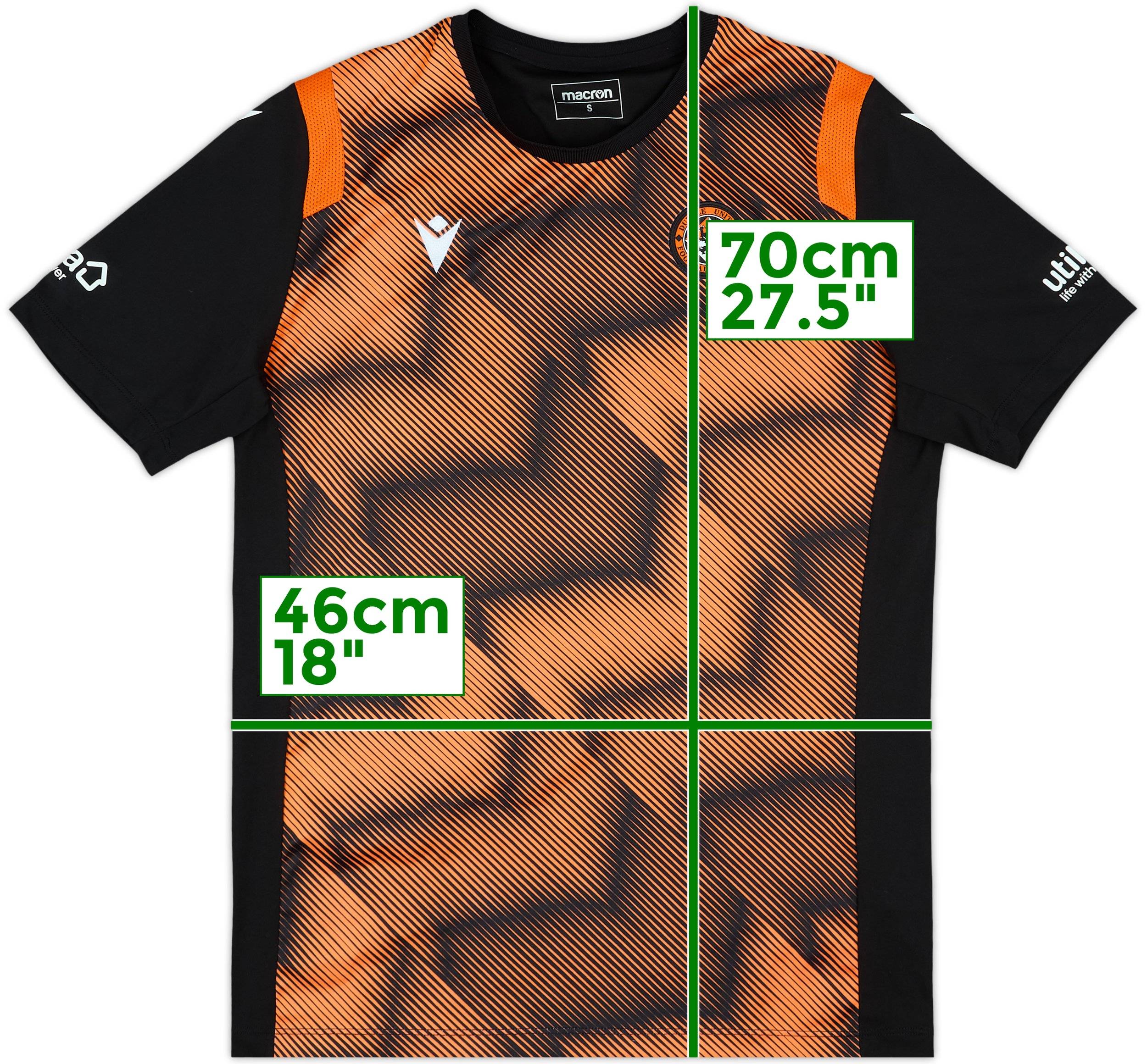 2019-20 Dundee United Macron Training Shirt - 8/10 - (S)