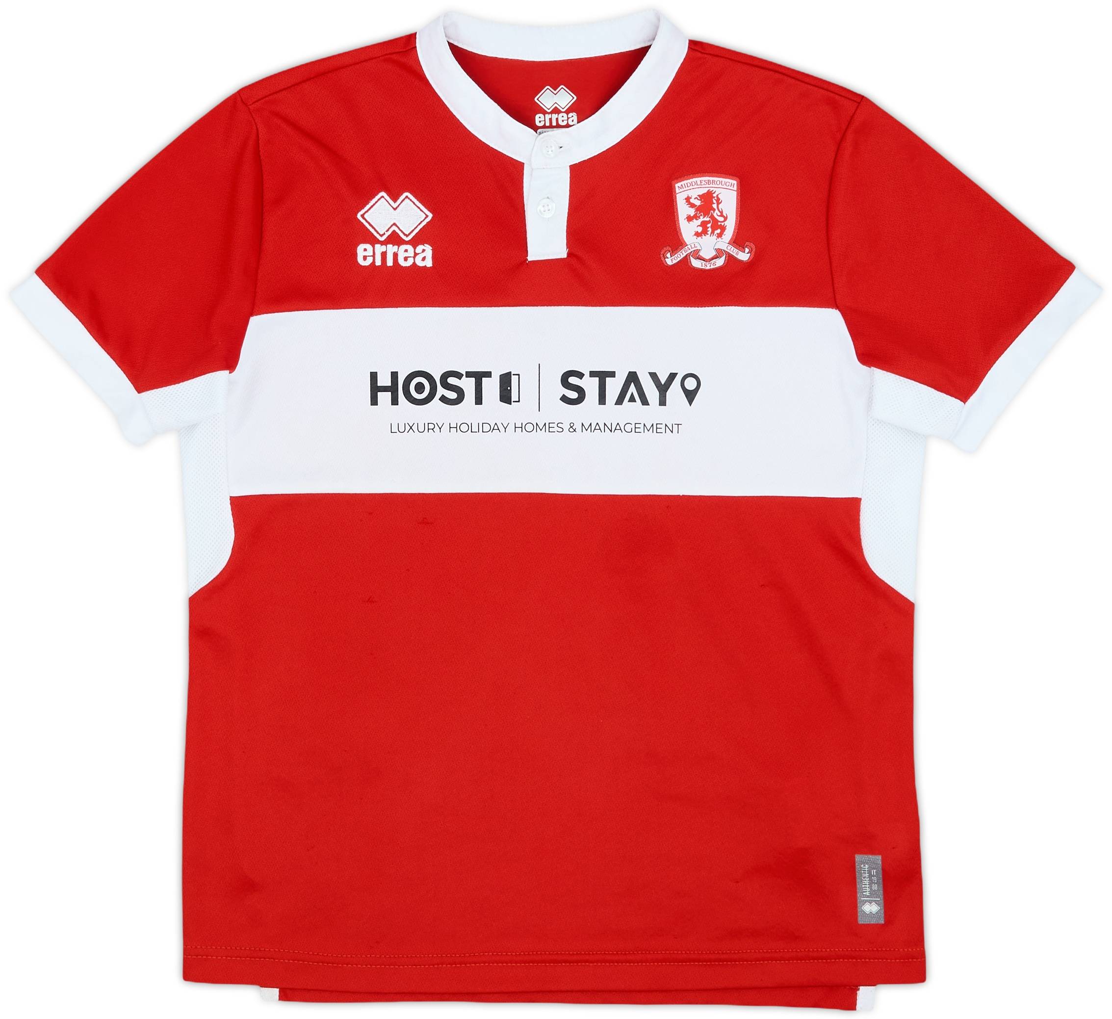 2022-23 Middlesbrough Home Shirt - 6/10 - (7-8 Years)