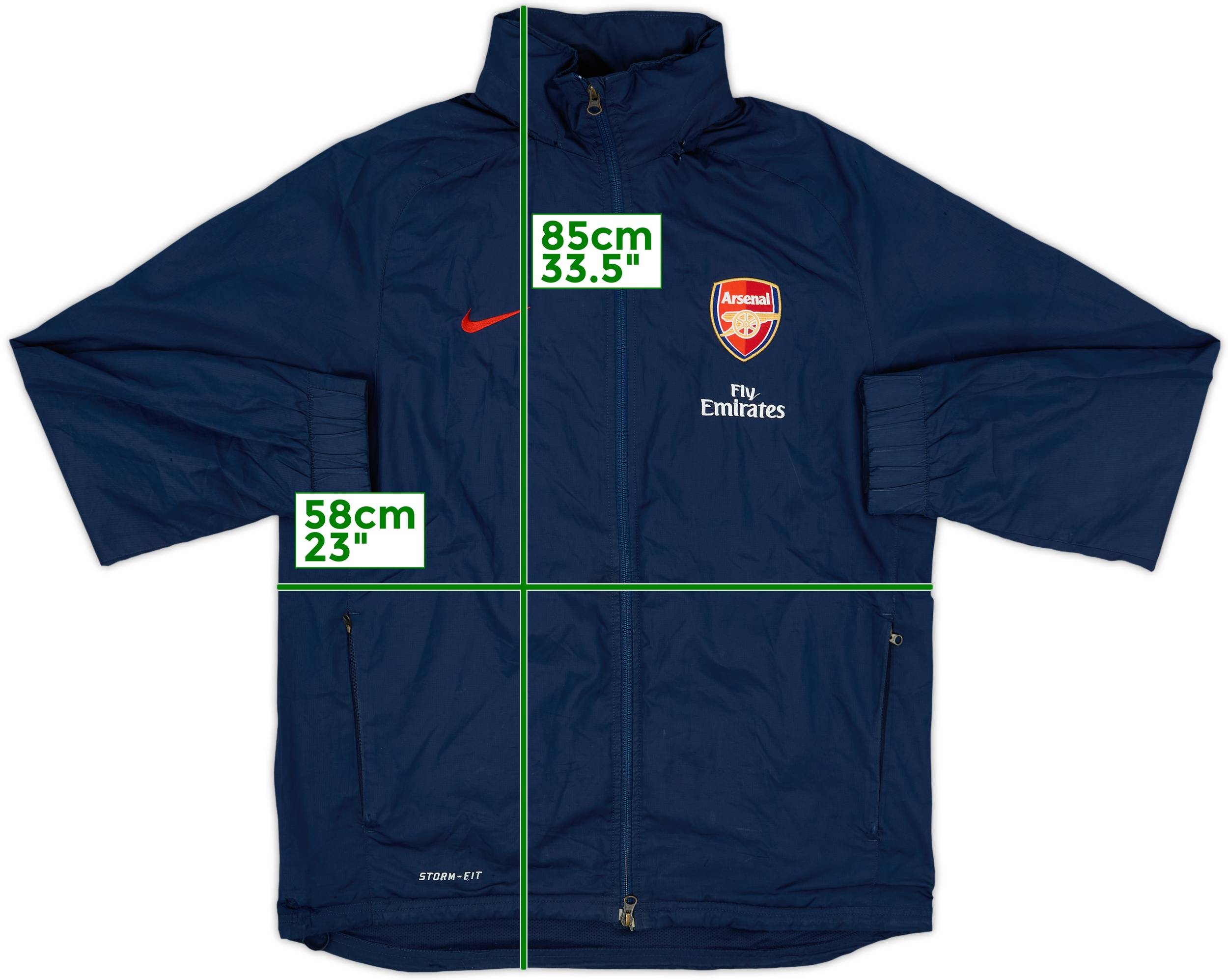 2011-12 Arsenal Nike Rain Coat - 4/10 - (L)