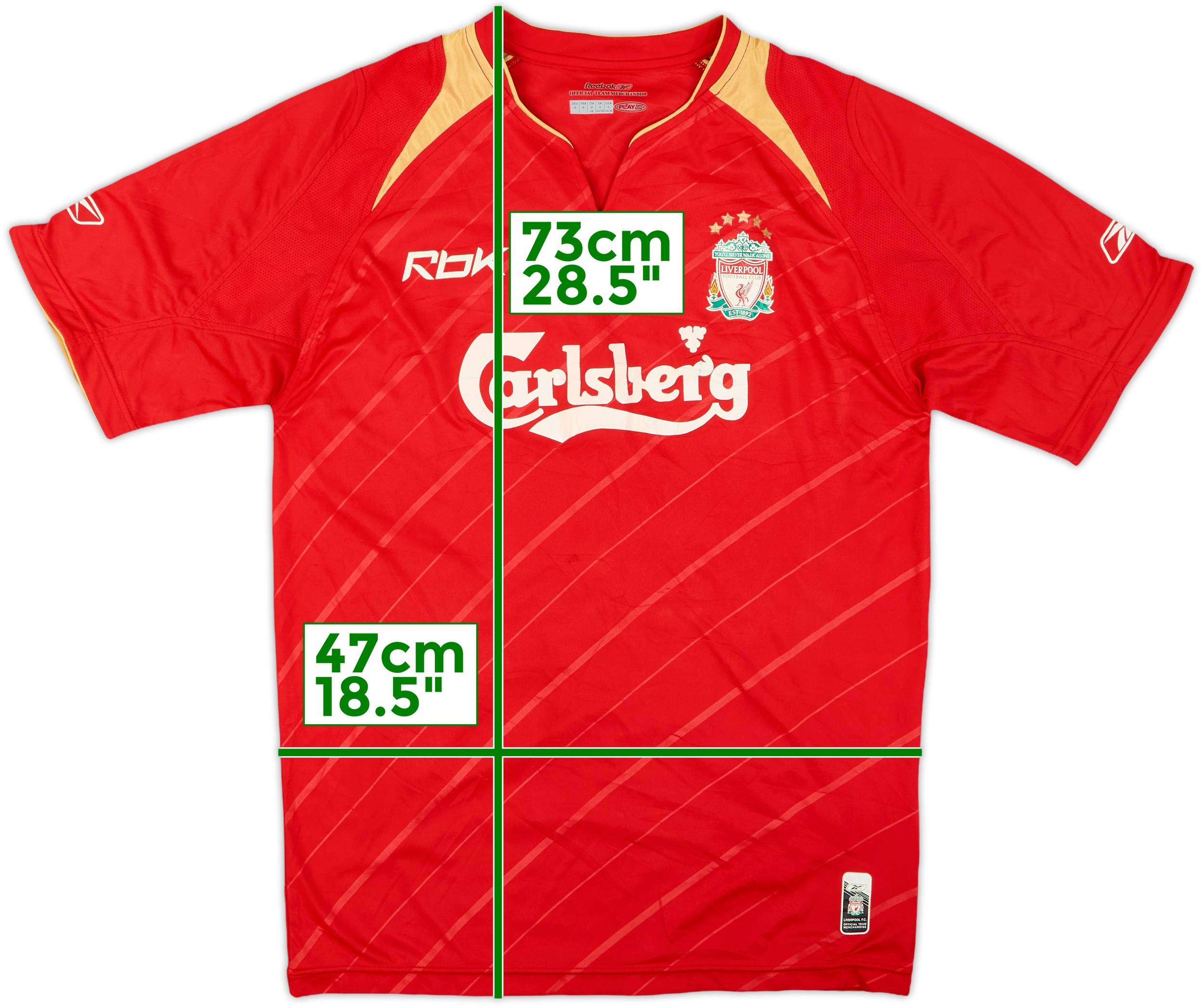 2005-06 Liverpool CL Home Shirt - 5/10 - (S)