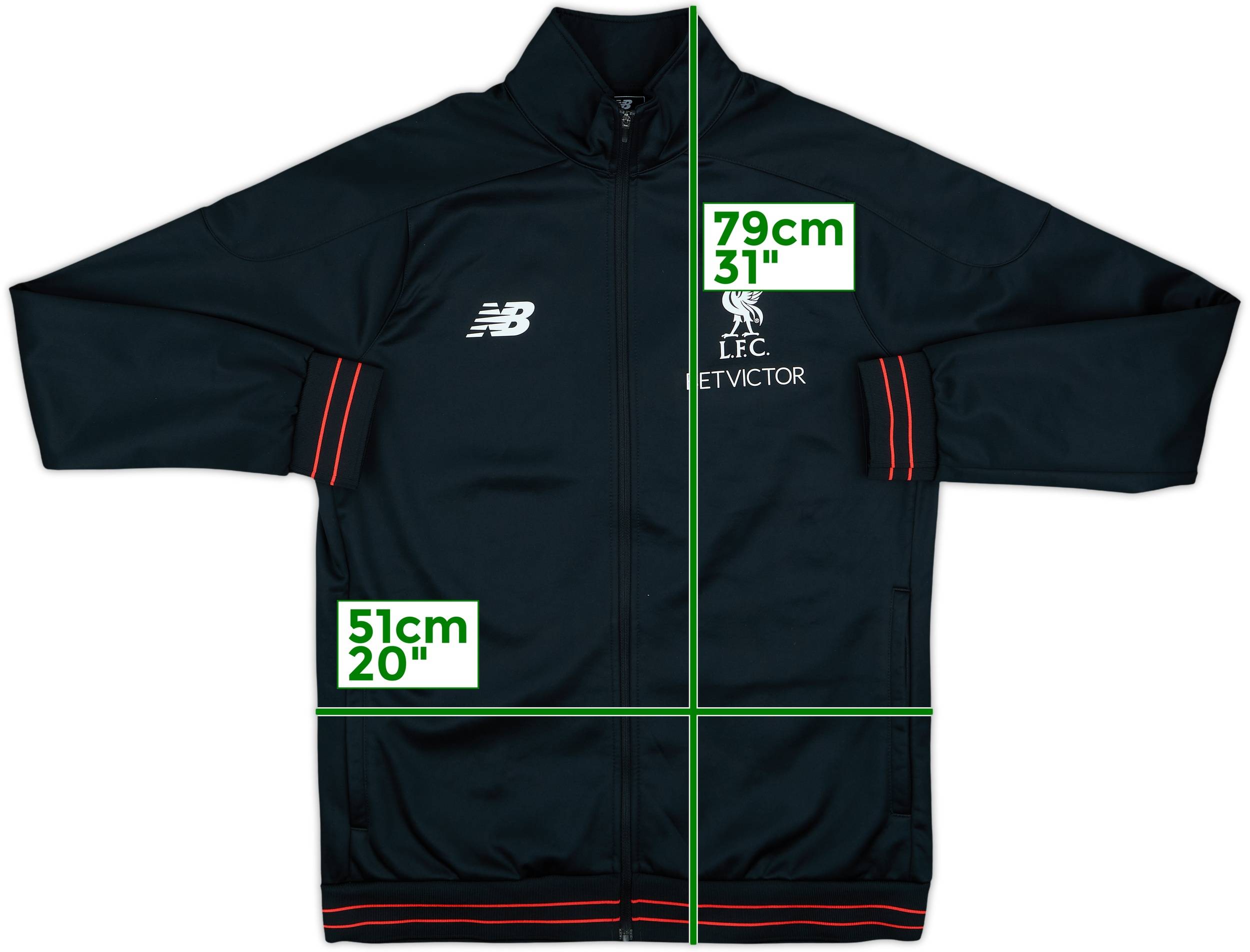 2016-17 Liverpool New Balance Track Jacket - 9/10 - (L)