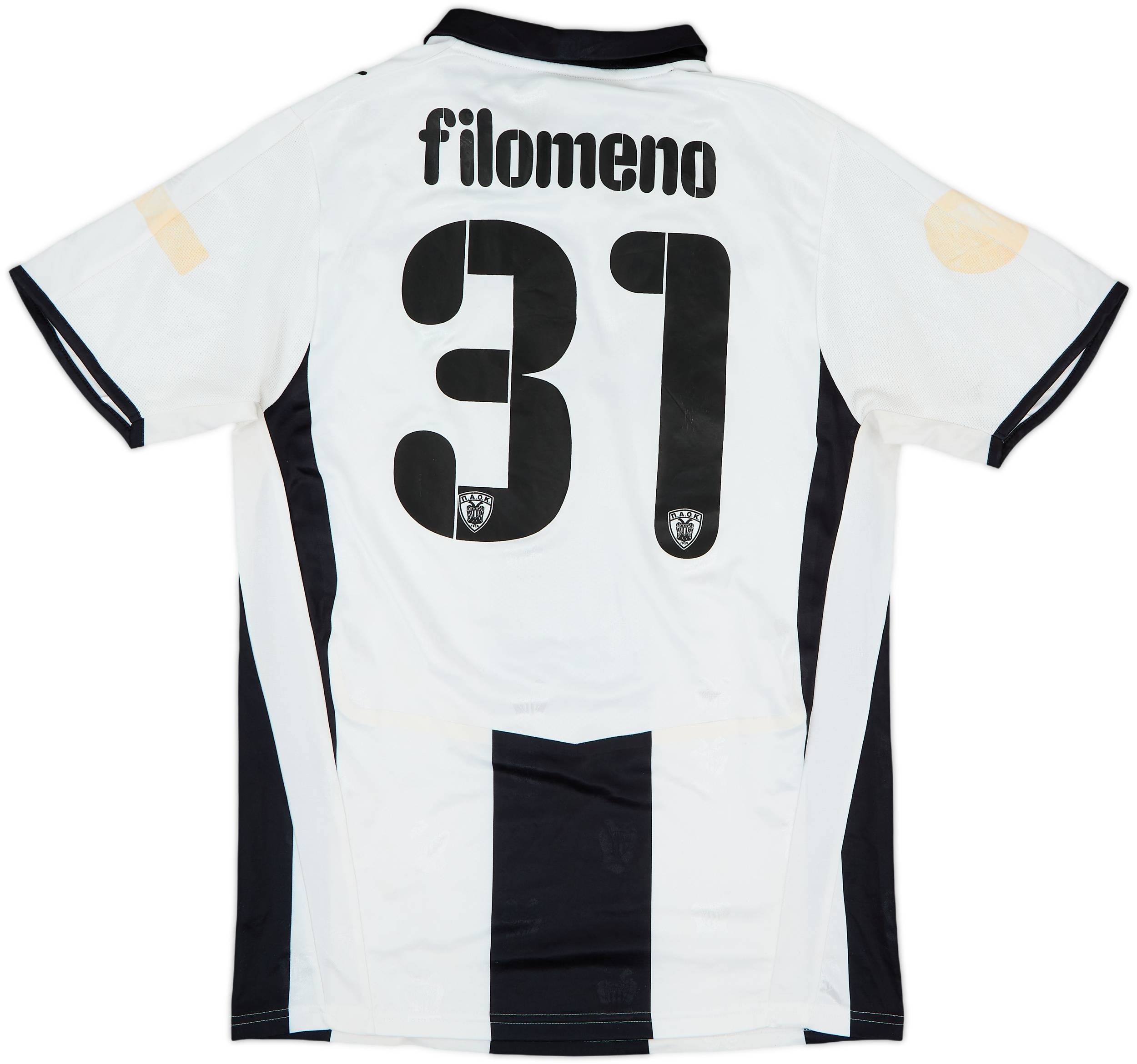 2010-11 PAOK Home Shirt Filomeno #31 - 5/10 - (S)