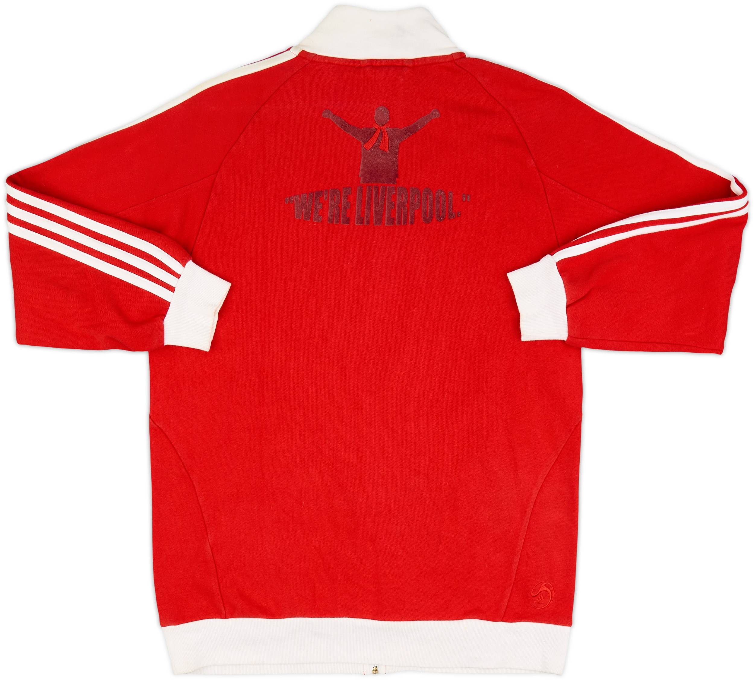 2008-09 Liverpool adidas Track Jacket - 8/10 - (L)