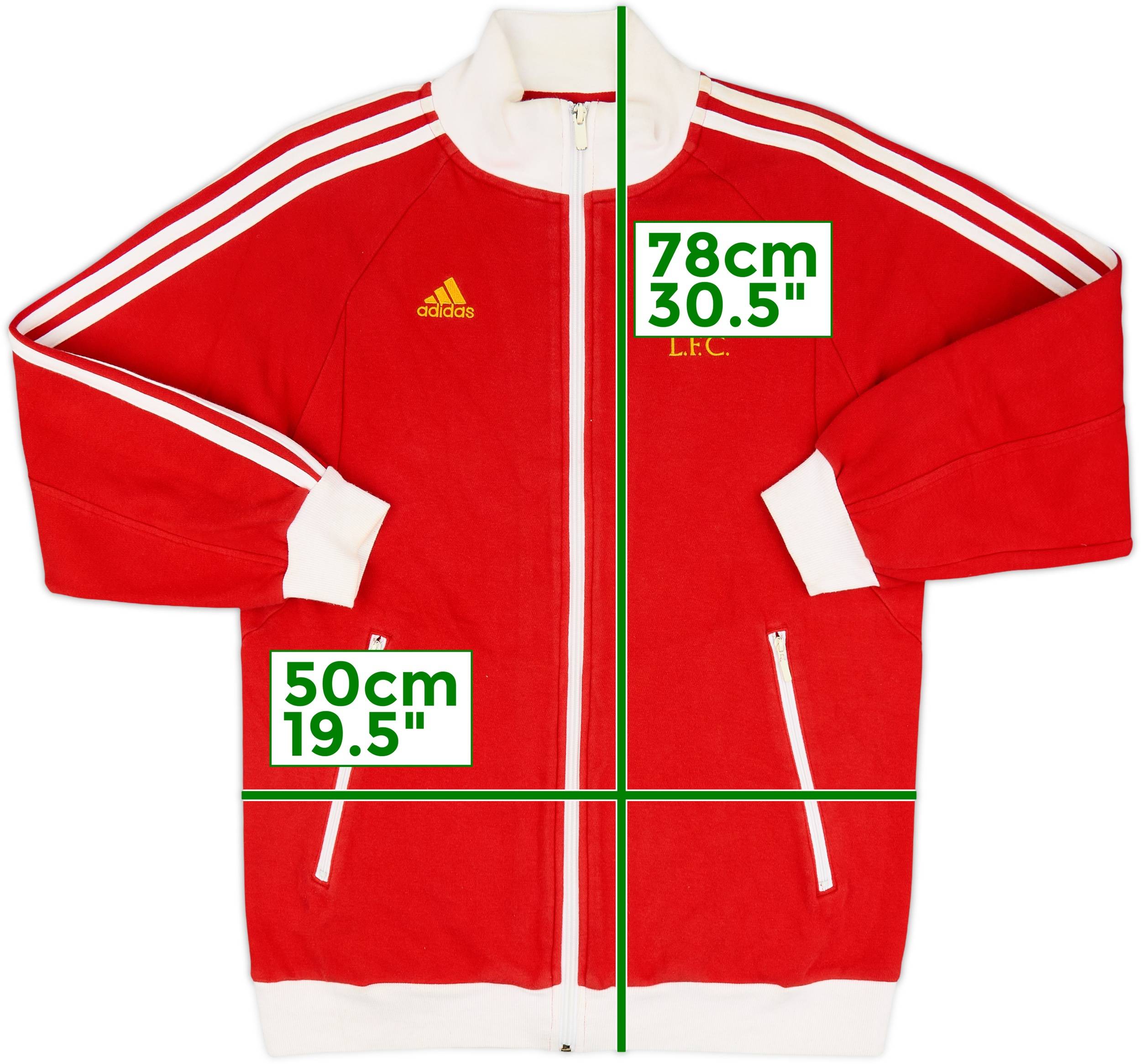 2008-09 Liverpool adidas Track Jacket - 8/10 - (L)