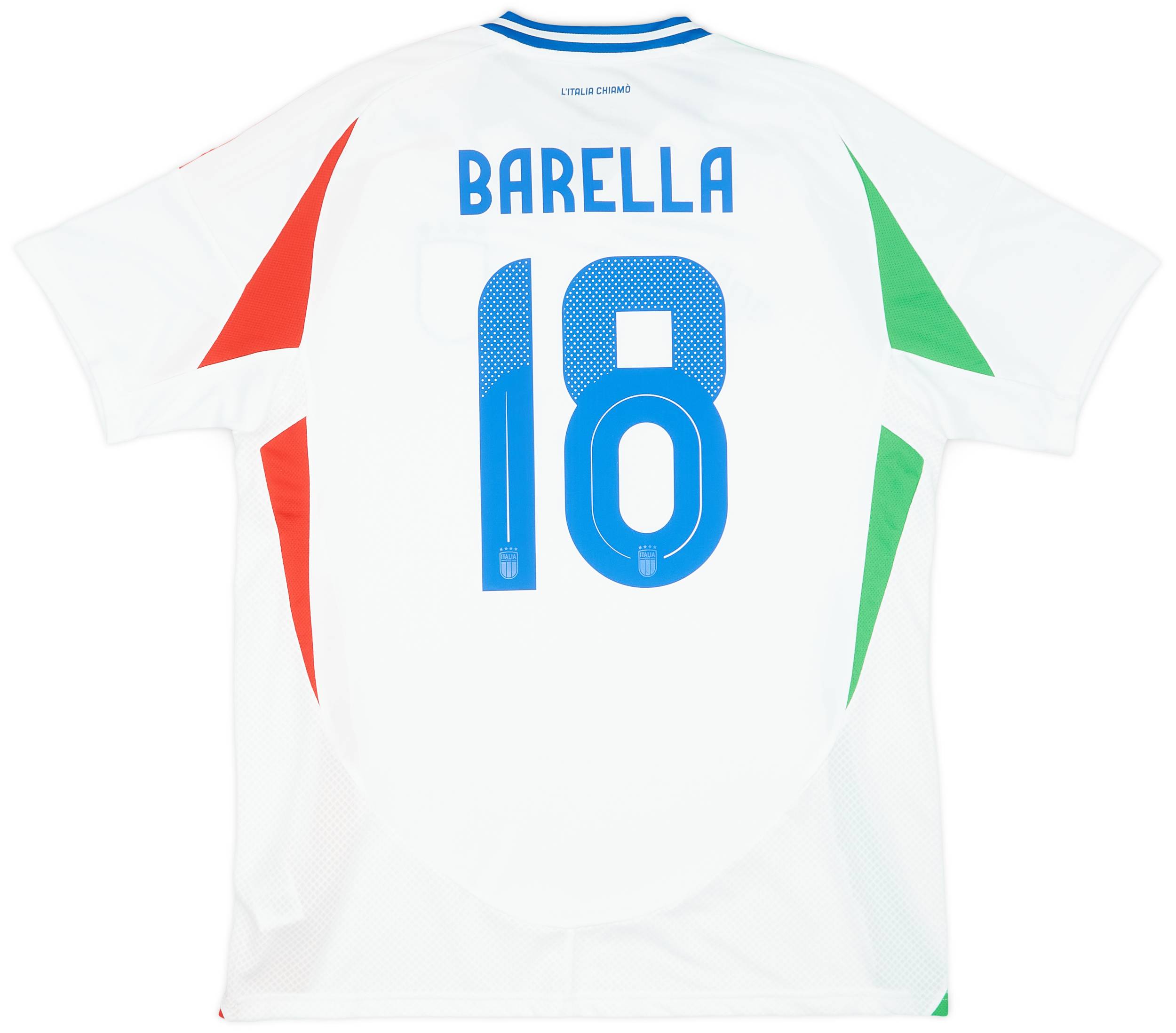 2024-25 Italy Away Shirt Barella #18