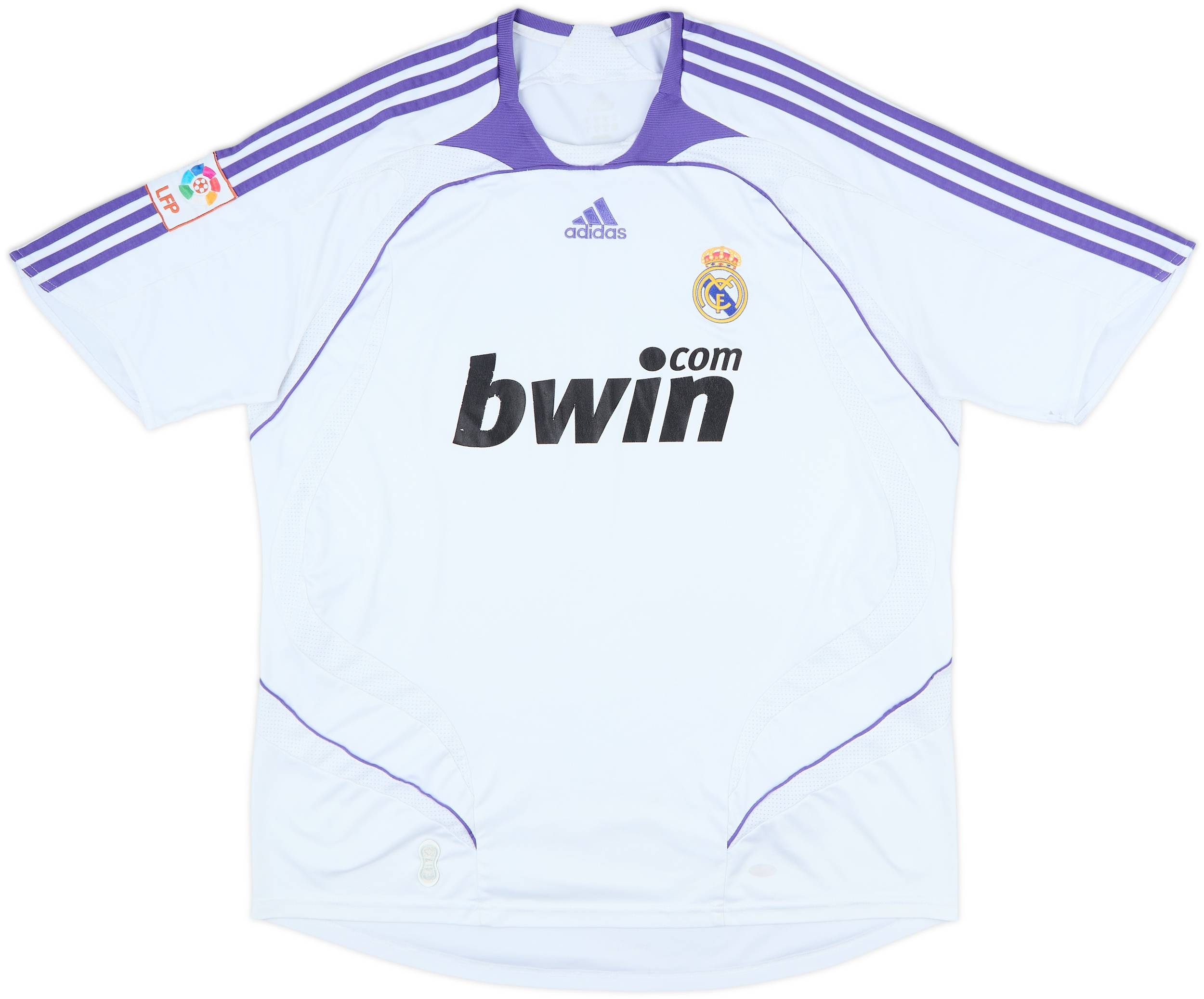 2007-08 Real Madrid Home Shirt - 5/10 - (XL)