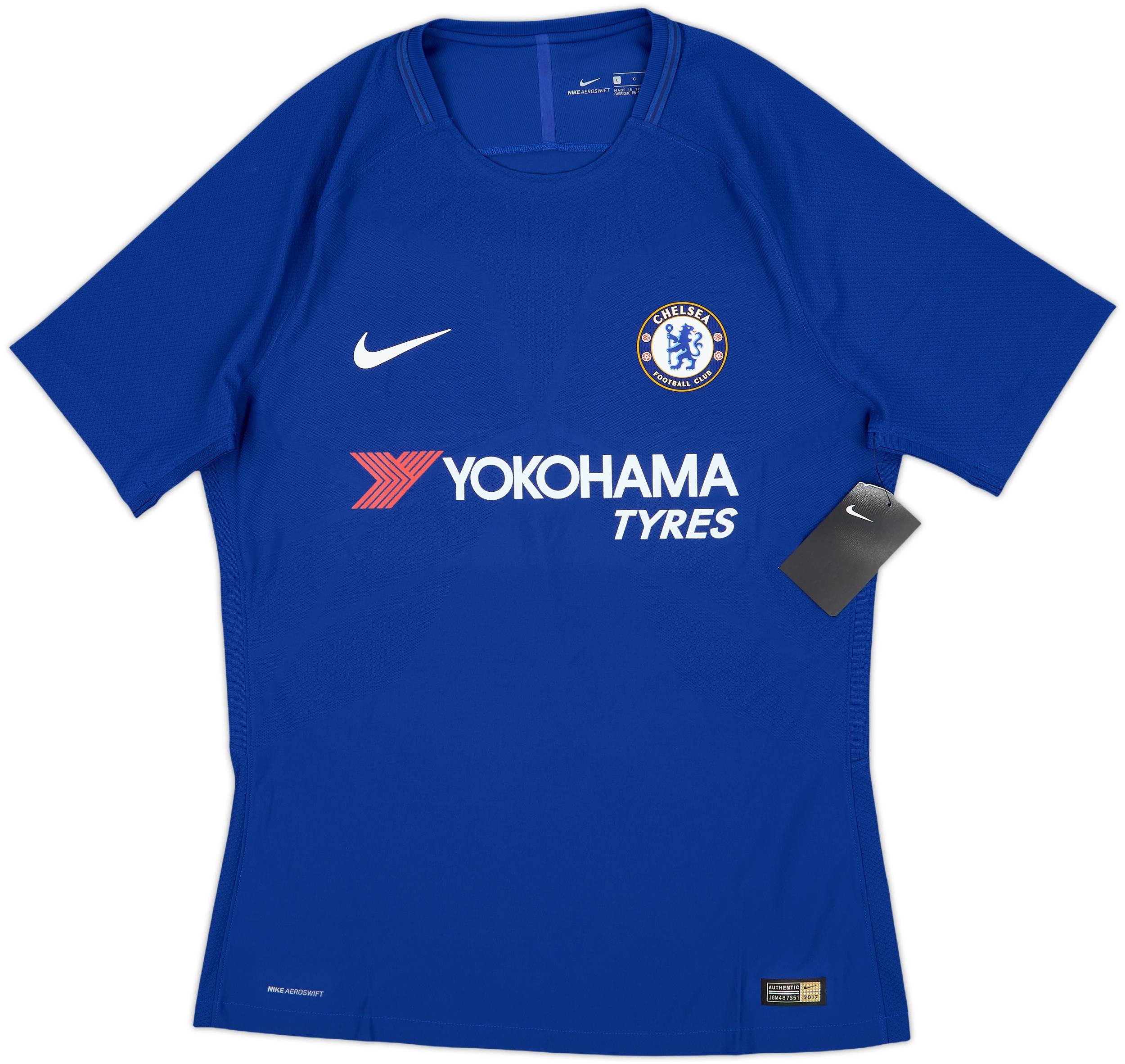 2017-18 Chelsea Player Issue Home Shirt Willian #22 (M)