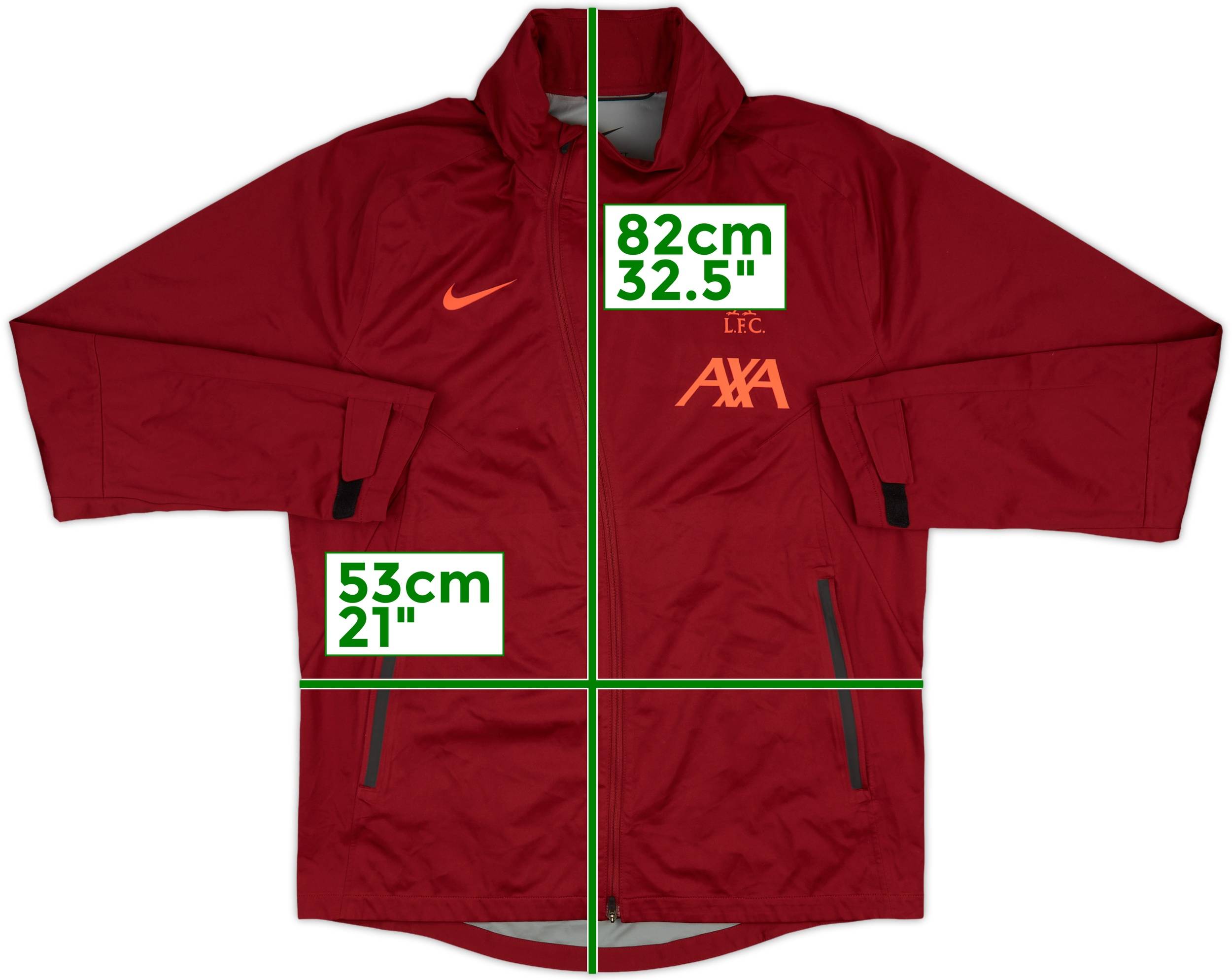 2021-22 Liverpool Nike Hooded Rain Jacket - 10/10 - (M)