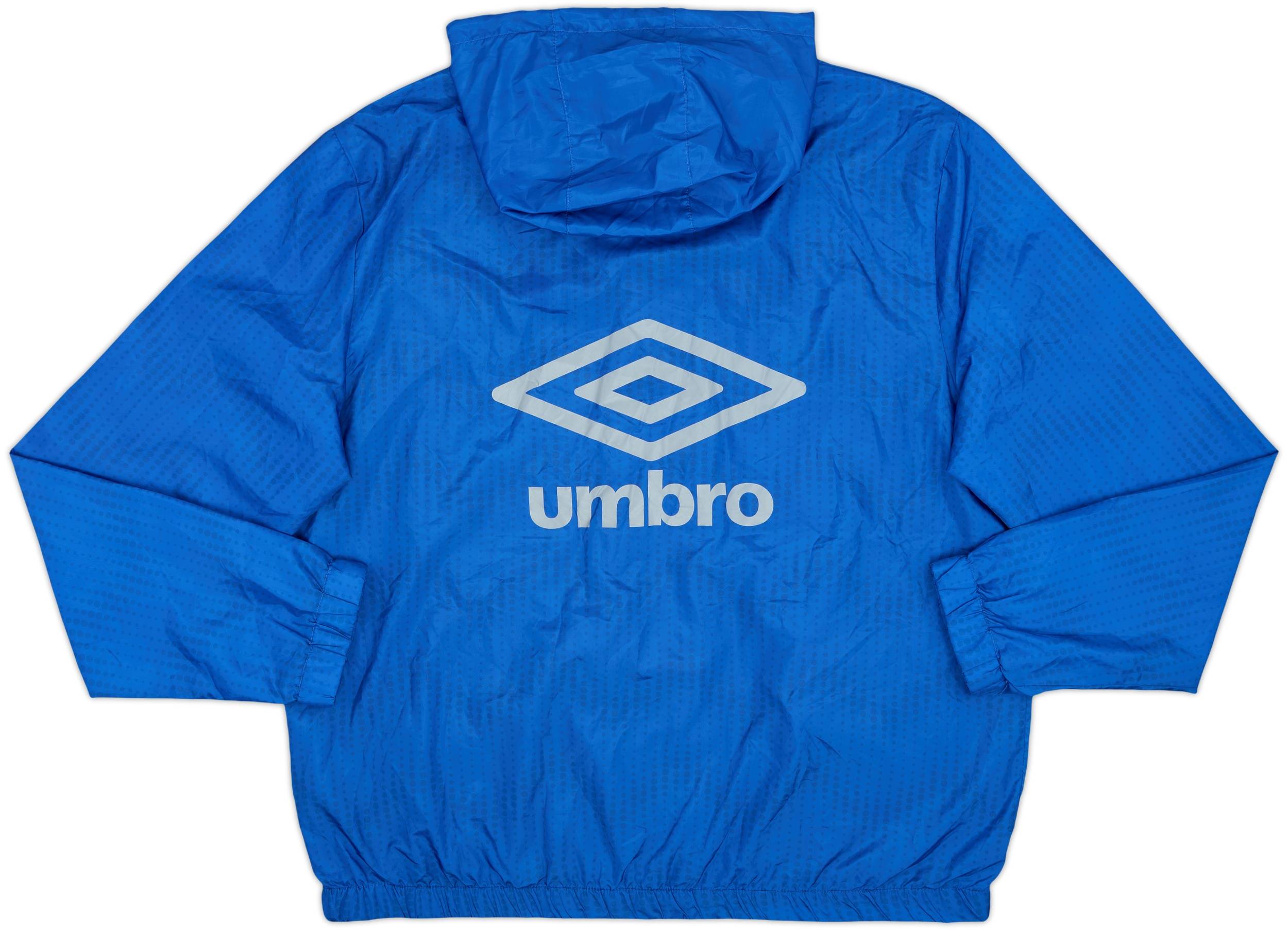 2018-19 Everton Umbro Hooded Rain Jacket - 9/10 - (XL)