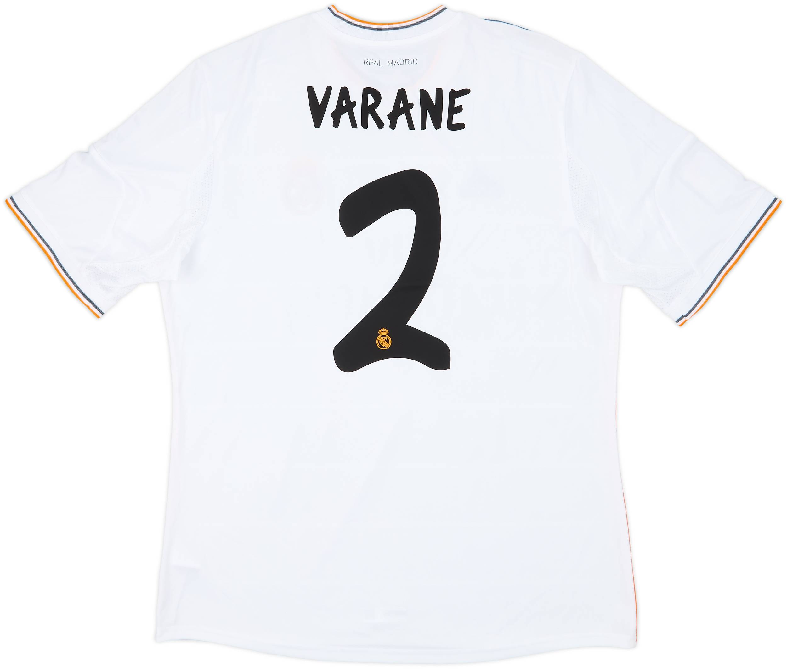 2013-14 Real Madrid Home Shirt Varane #2 (XL)