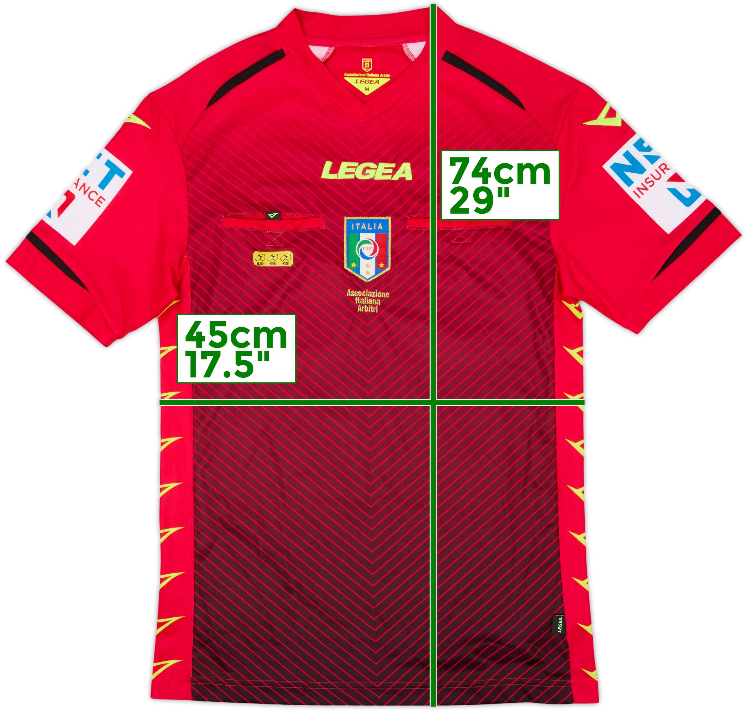 2014-15 Italy Legea Referee Shirt - 10/10 - (M)