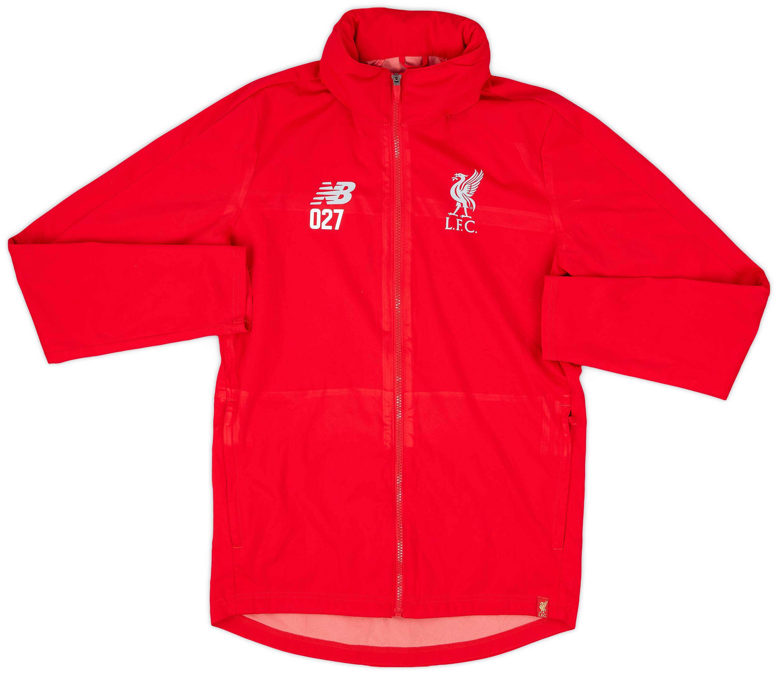 2015-16 Liverpool New Balance Hooded Track Jacket #027 - 5/10 - (S)