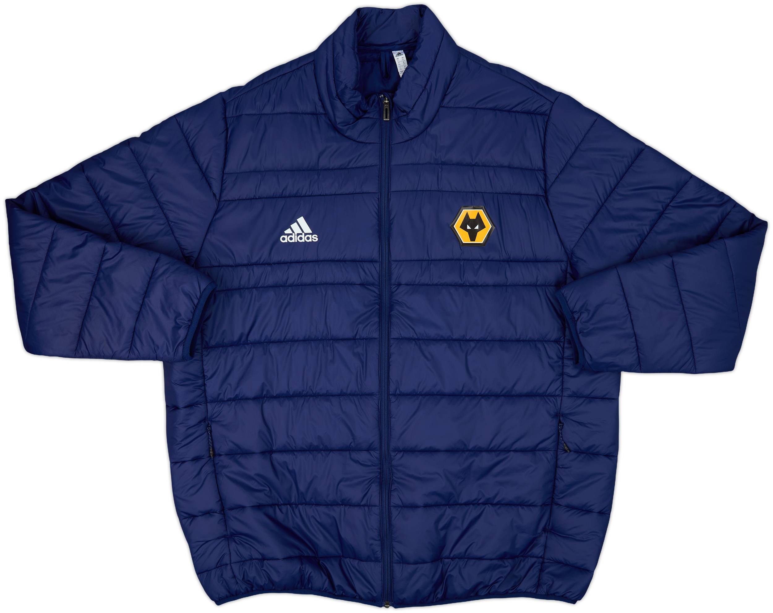 2019-20 Wolves adidas Padded Bench Coat - 9/10 - (XXL)