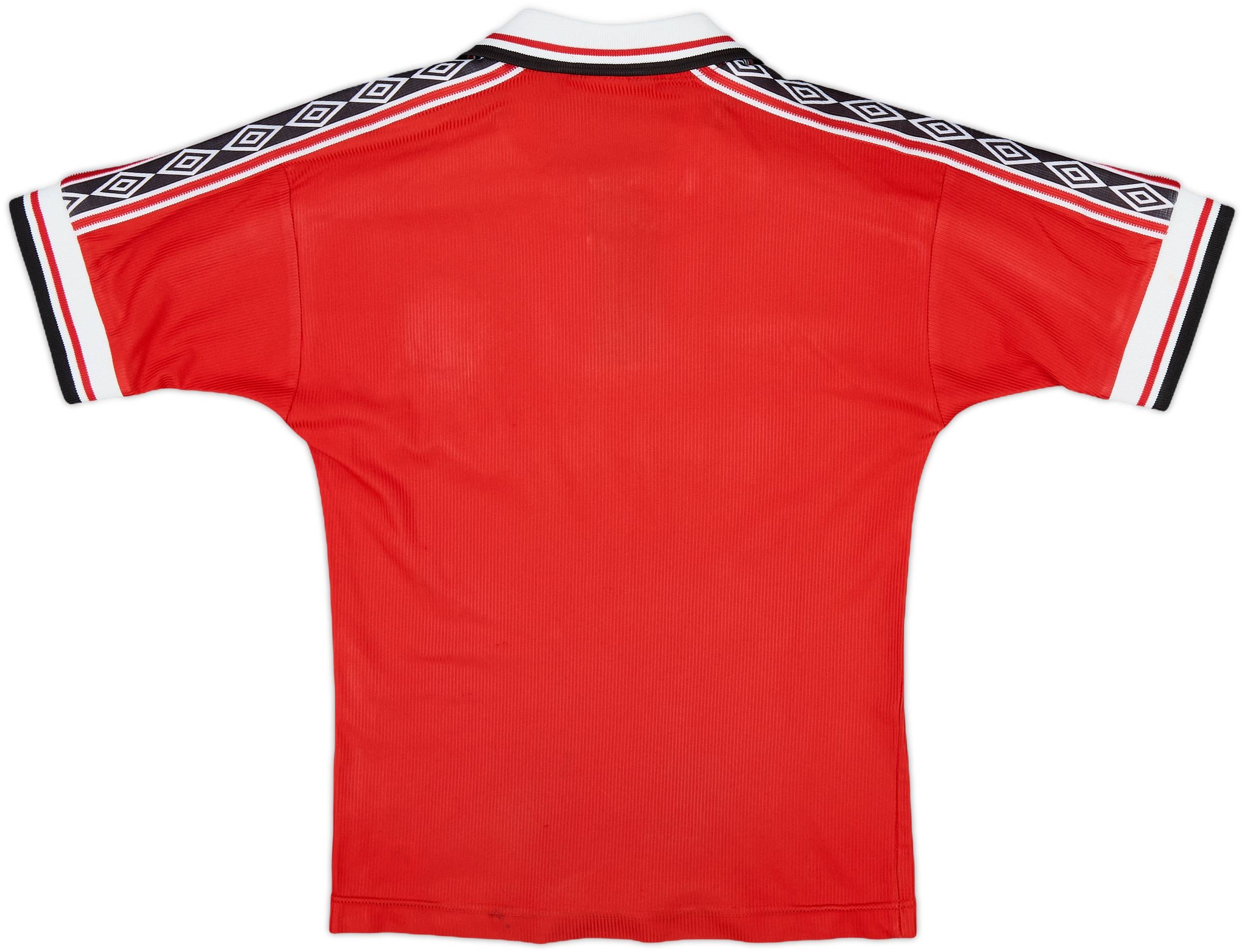 1998-00 Manchester United Home Shirt - 5/10 - (S.Boys)